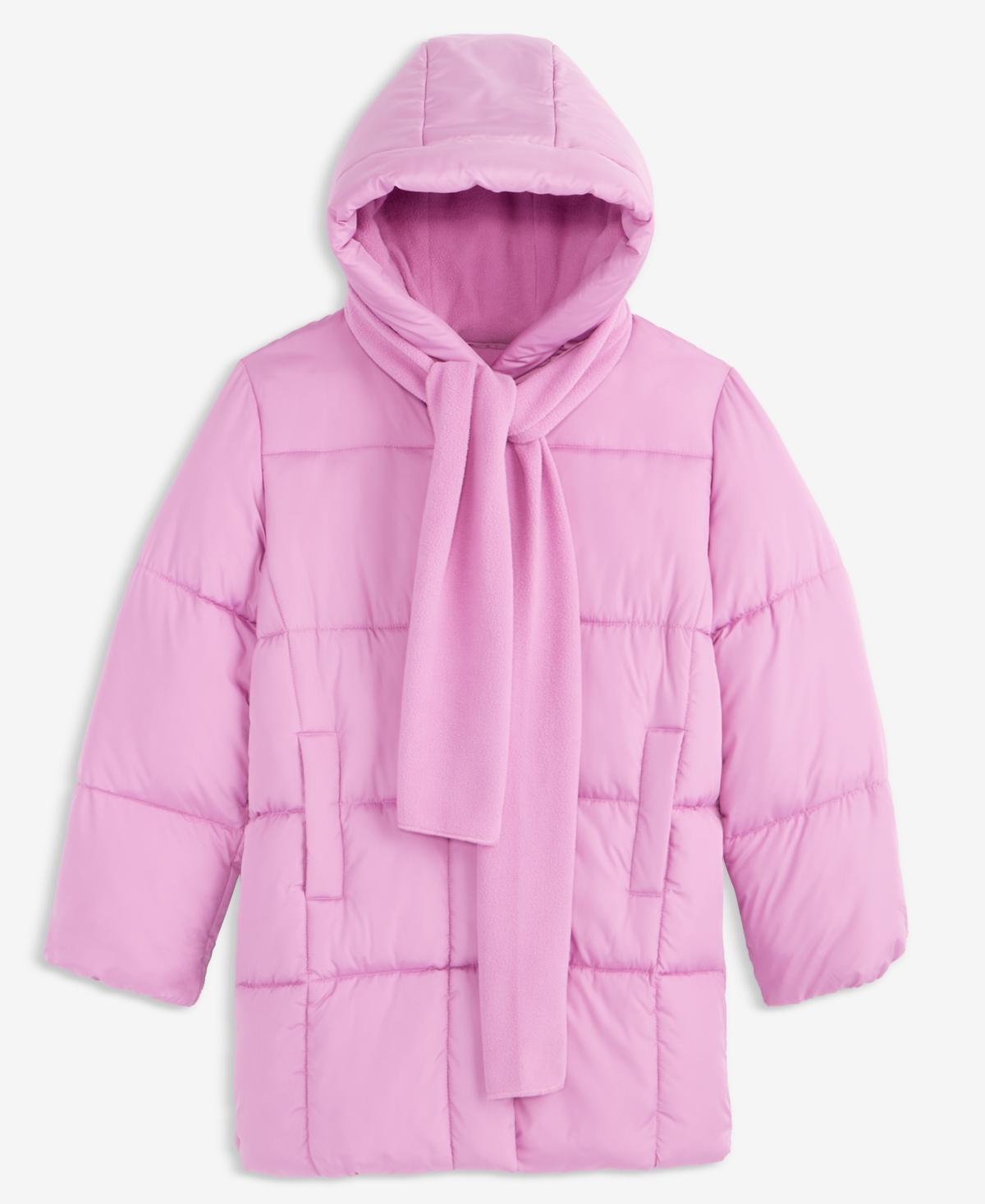 Click here for S Rothschild & Co Girls Xs-xl Box Quilt Hooded Sta... prices