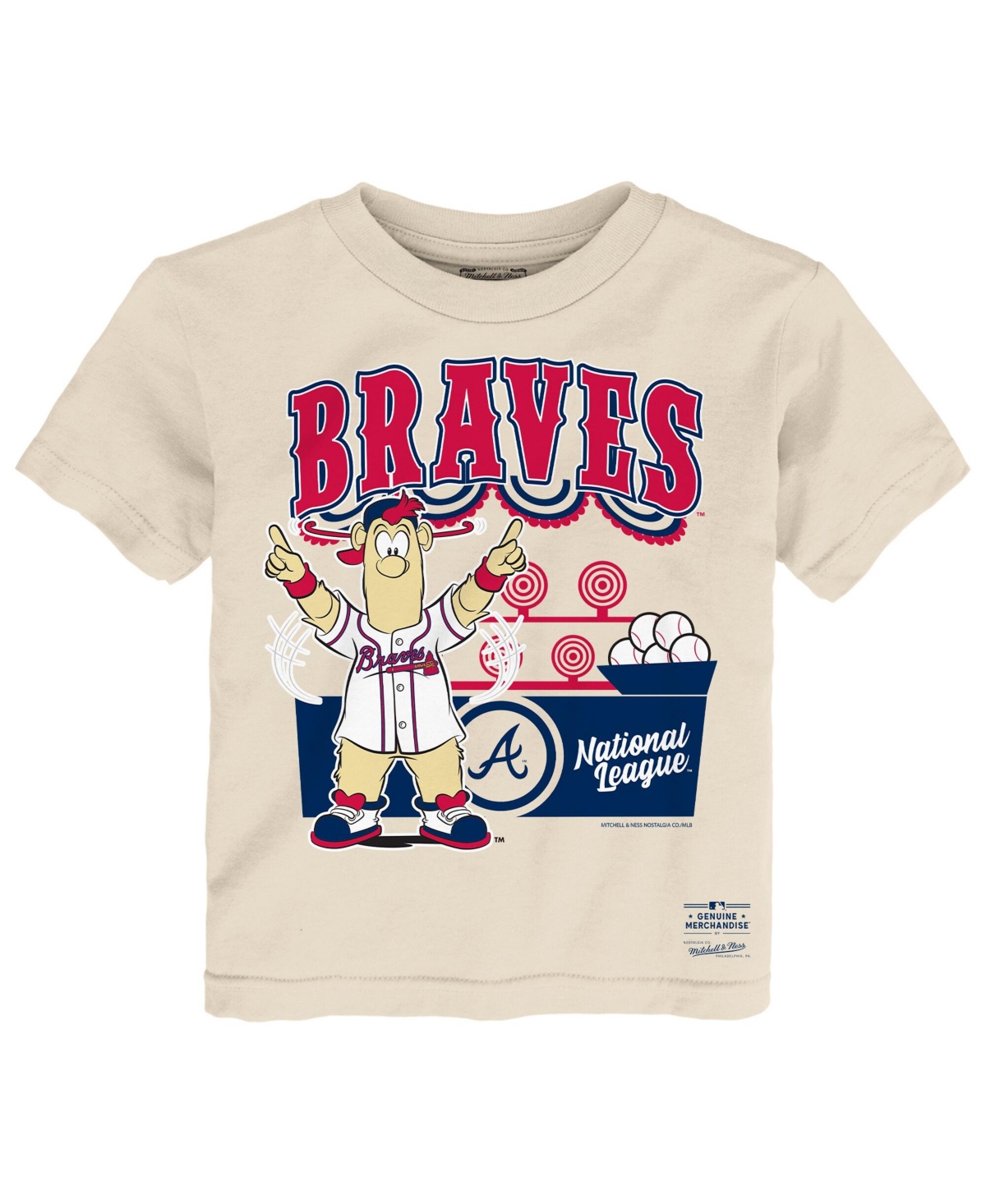 Click here for Mitchell & Ness Toddler Cream Atlanta Braves Step... prices