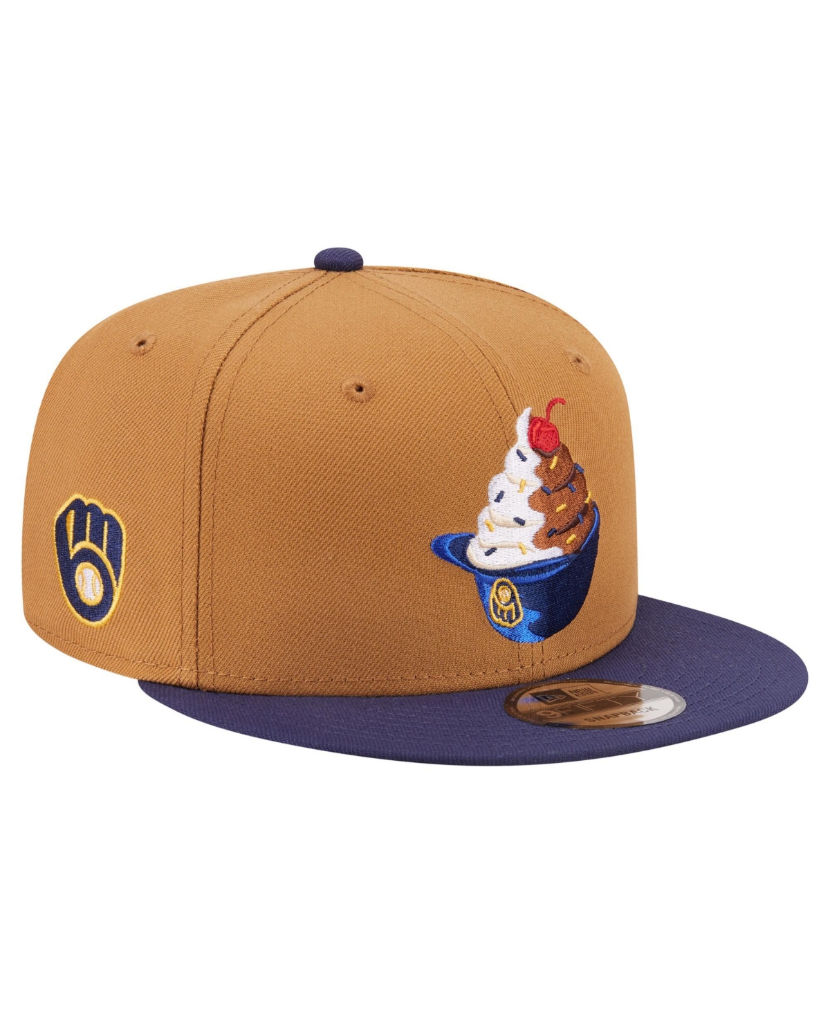 Click here for New Era Mens Khaki/Navy Milwaukee Brewers Ice Crea... prices