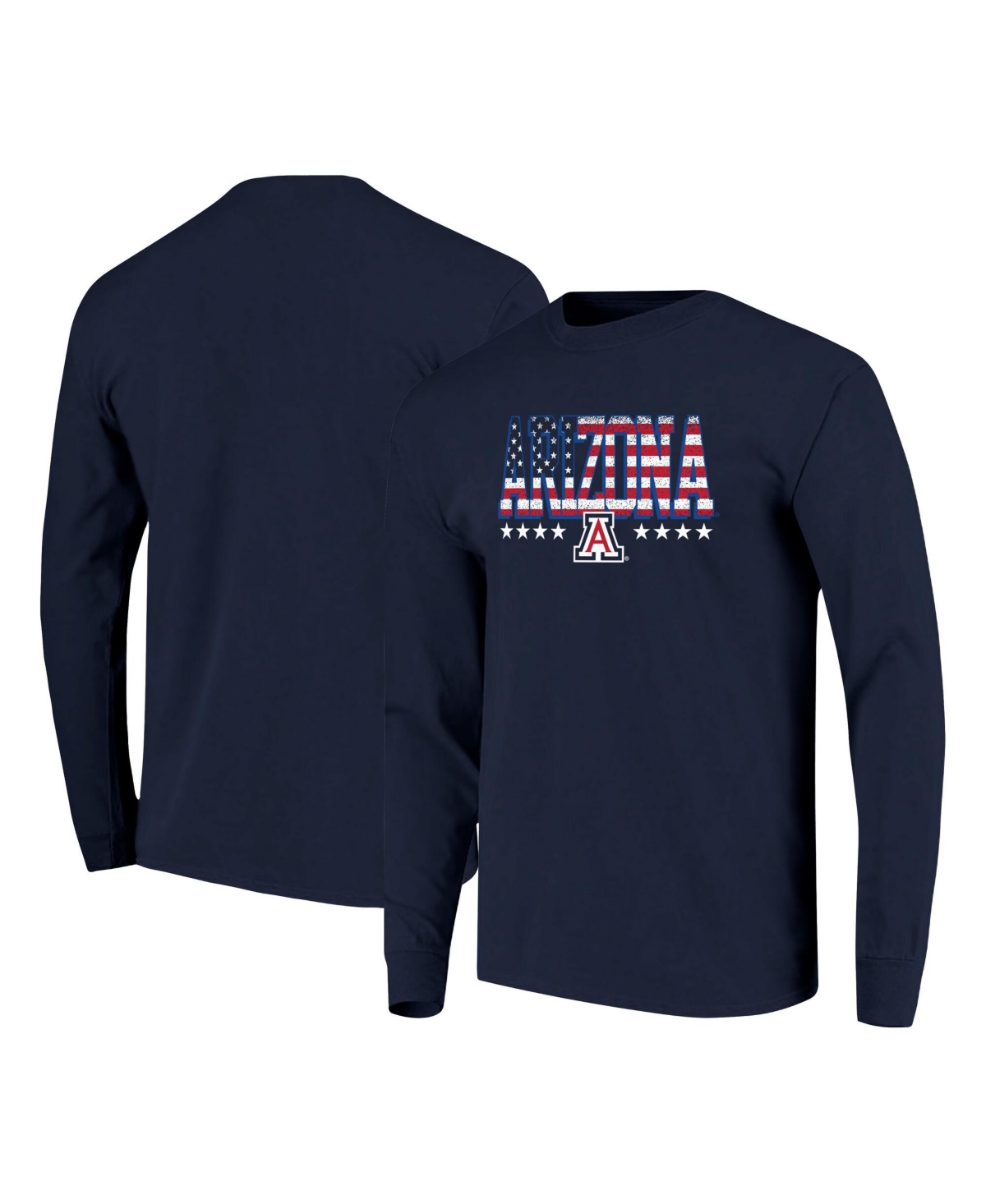 Click here for Image One Mens Navy Arizona Wildcats Tall Type Fla... prices