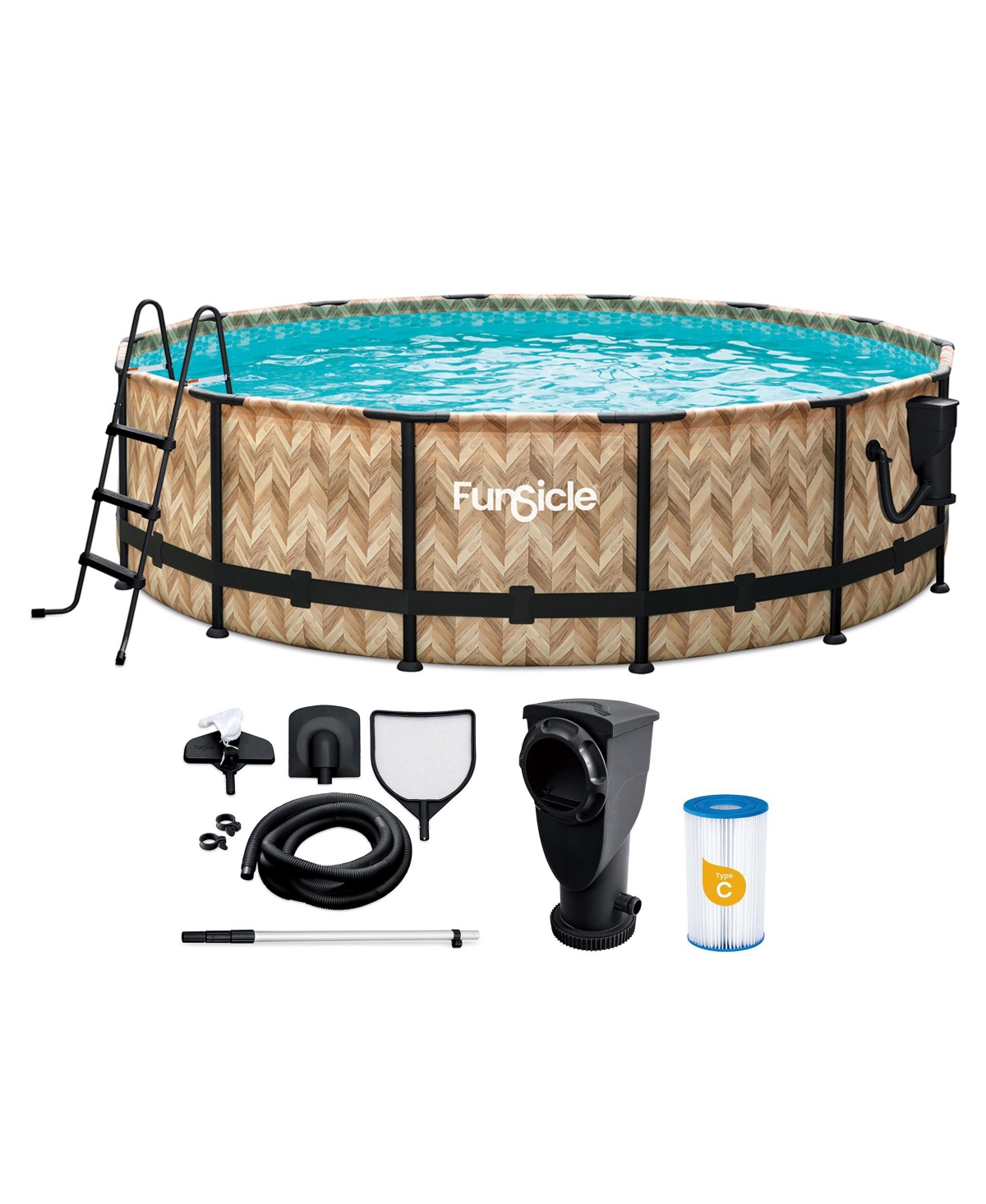 Click here for Funsicle 14 x 42 Oasis Round Outdoor Above Ground... prices