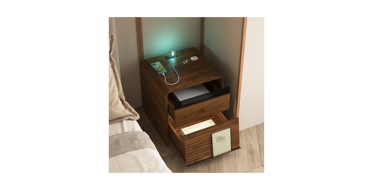 Click here for Lucky One 18W Smart Nightstand with Charging Stati... prices