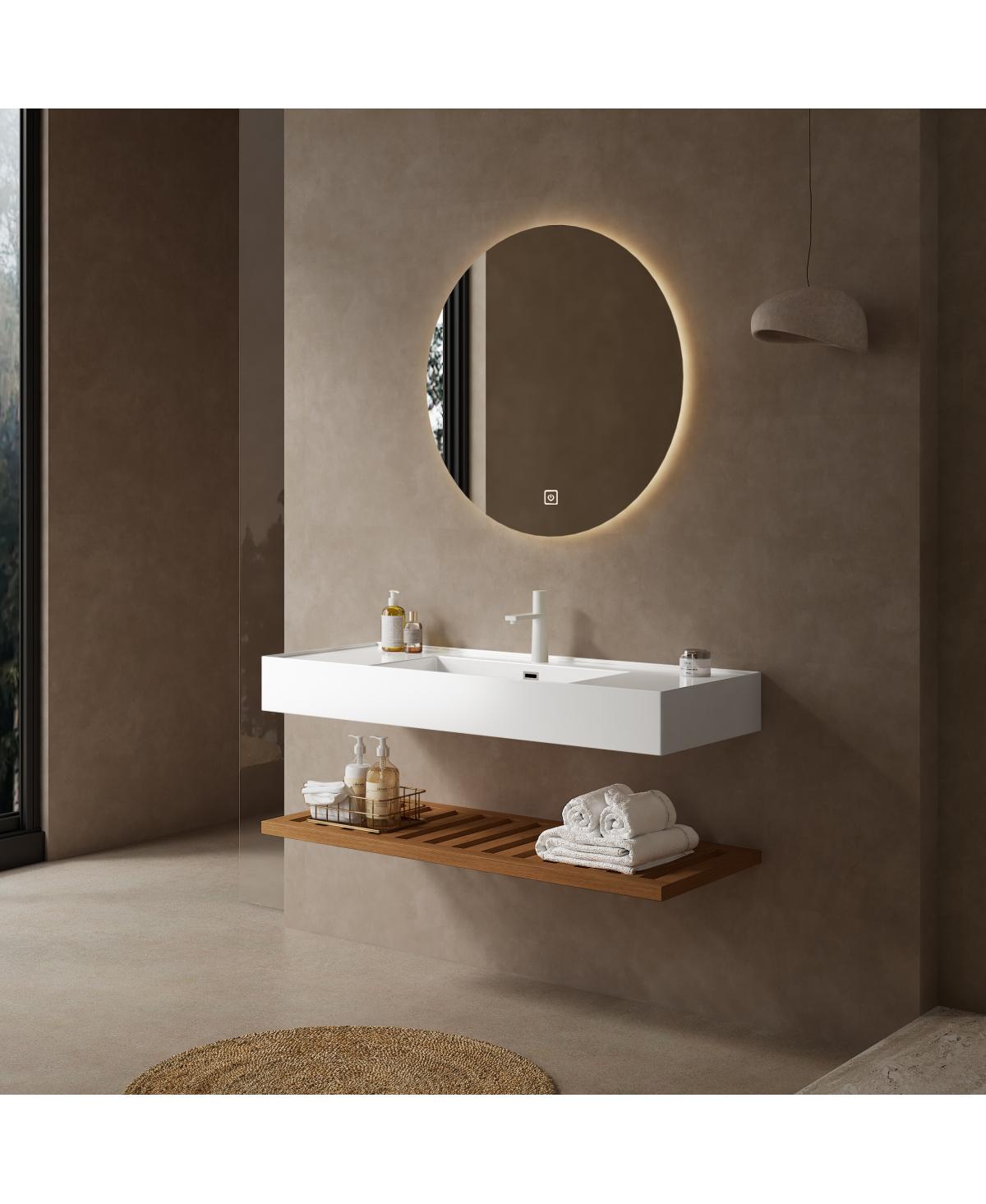 Click here for Sillysis Floating Bathroom Vanity with Acrylic Int... prices