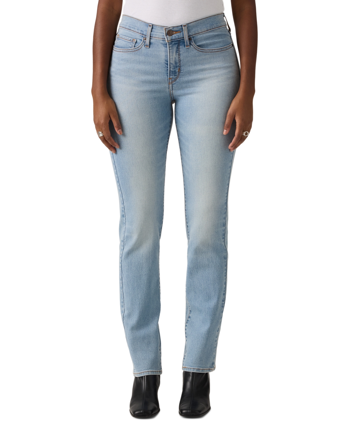 Click here for Levis 314 Shaping Straight Leg Jeans - Up And Away prices