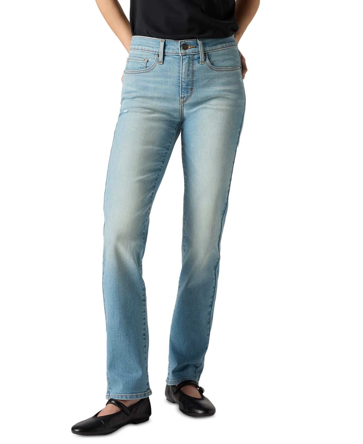 Click here for Levis 314 Shaping Straight Leg Jeans - Just Like T... prices