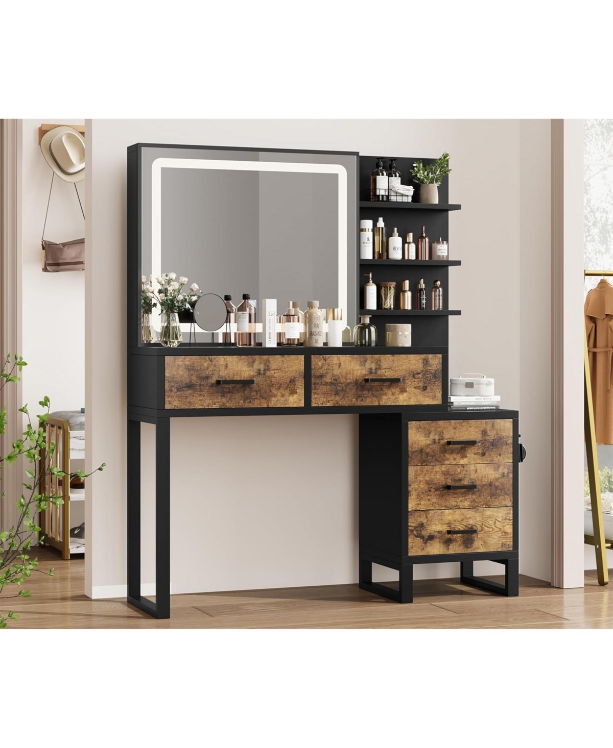 Click here for gaomon Vanity Table with Mirror  Elegant Dressing... prices