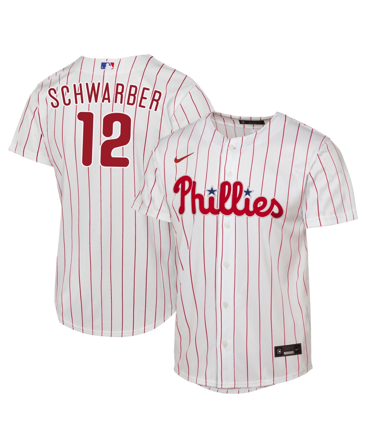 Click here for Nike Big Boys and Girls Kyle Schwarber White Phila... prices