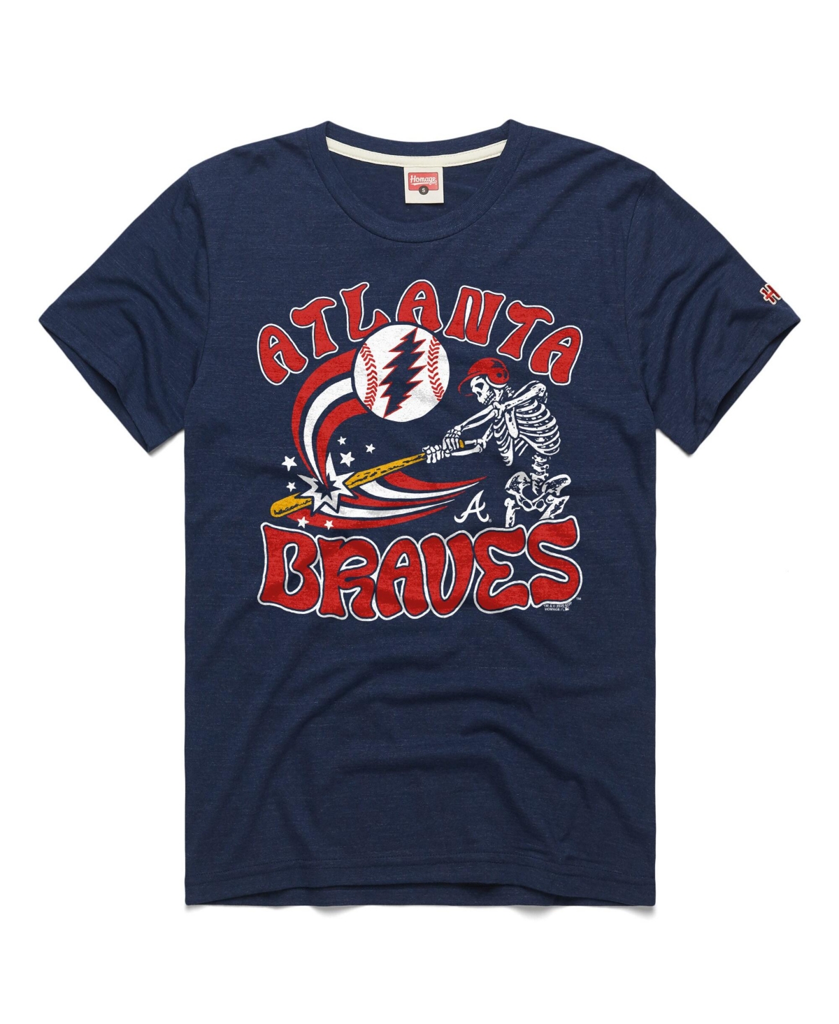 Click here for Homage Mens and Womens Navy Atlanta Braves Mlb x G... prices