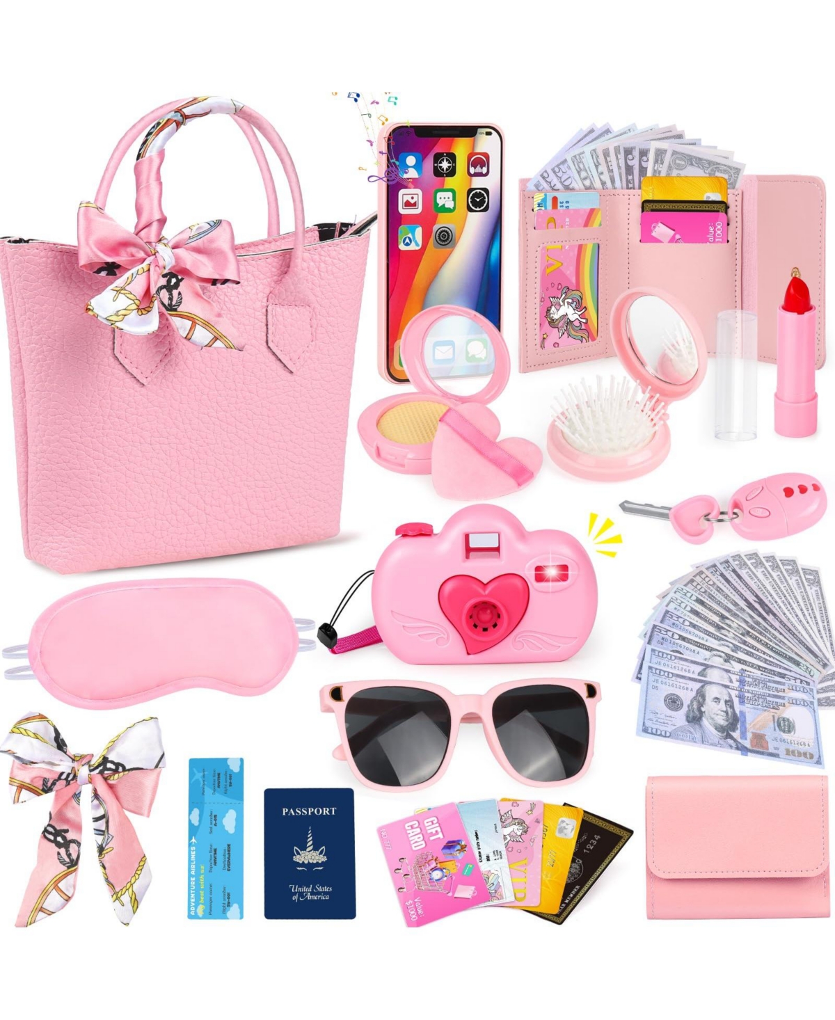 Click here for Gnuadz Play Purse Set Princess Trip Pretend Handba... prices