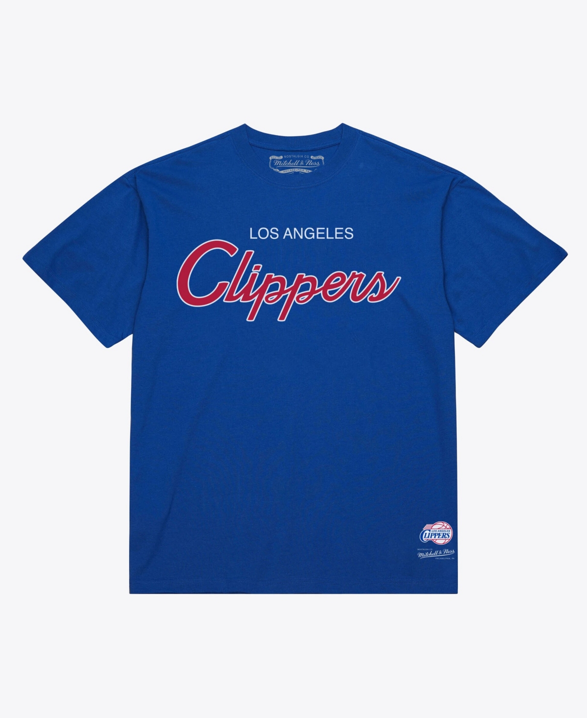 Click here for Mitchell & Ness Mens Royal La Clippers Wordmark T-... prices