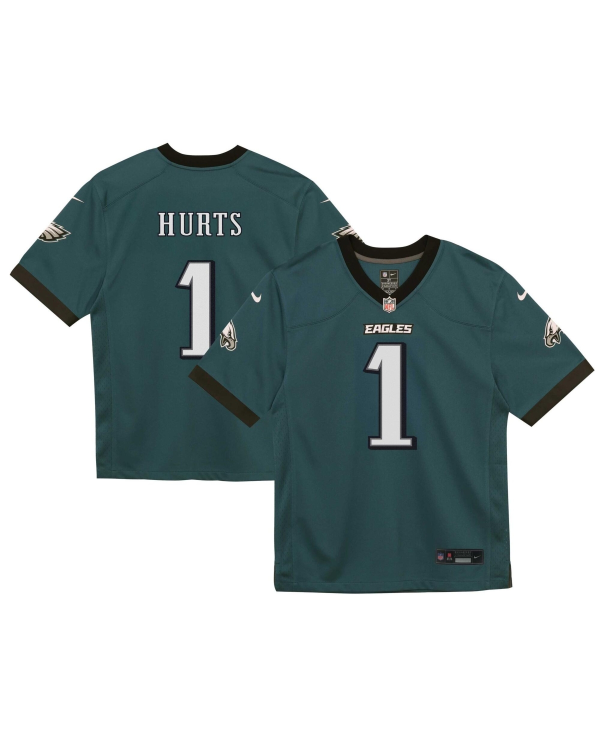 Click here for Nike Baby Boys and Girls Jalen Hurts Midnight Gree... prices