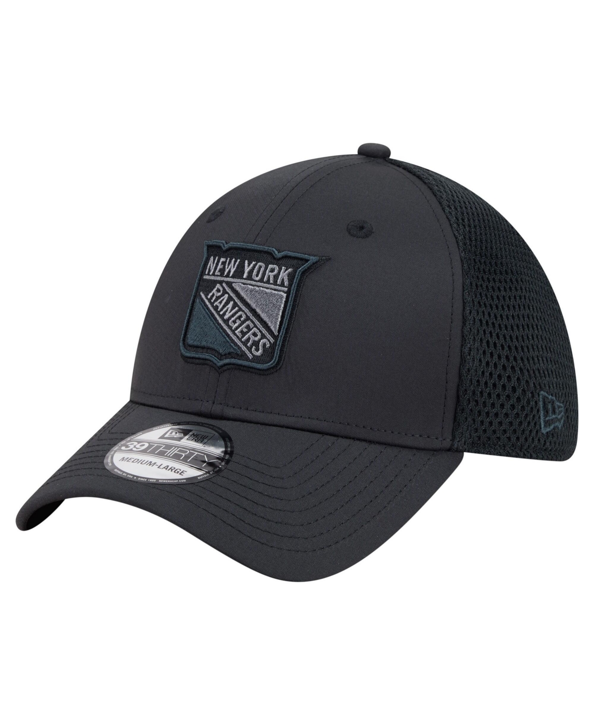 Click here for New Era Mens Black New York Rangers Blackout 39THI... prices
