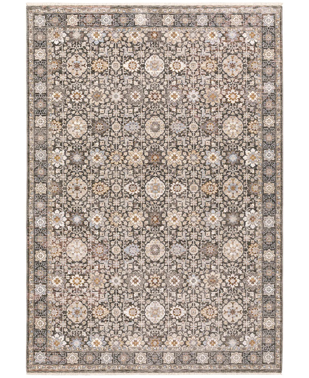 Click here for Oriental Weavers Maharaja 71W Gray and Ivory 710 x... prices