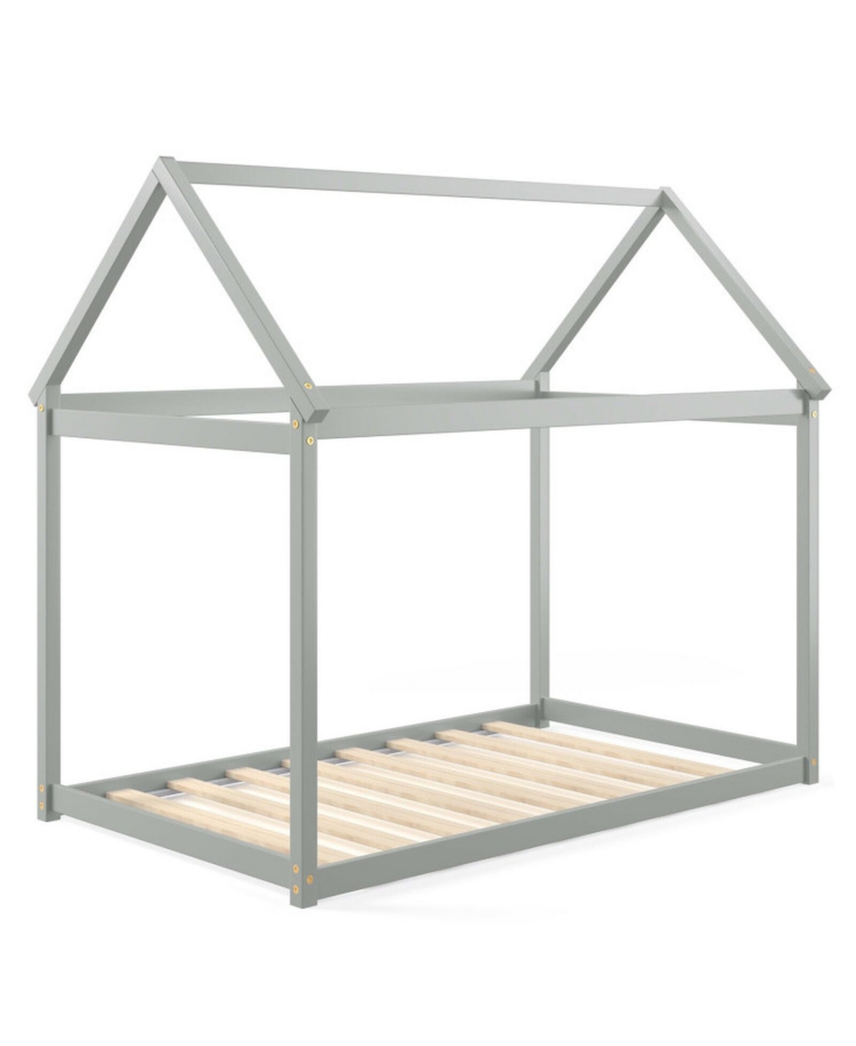 Click here for Gouun Twin Kids House Bed with Roof and Reinforced... prices