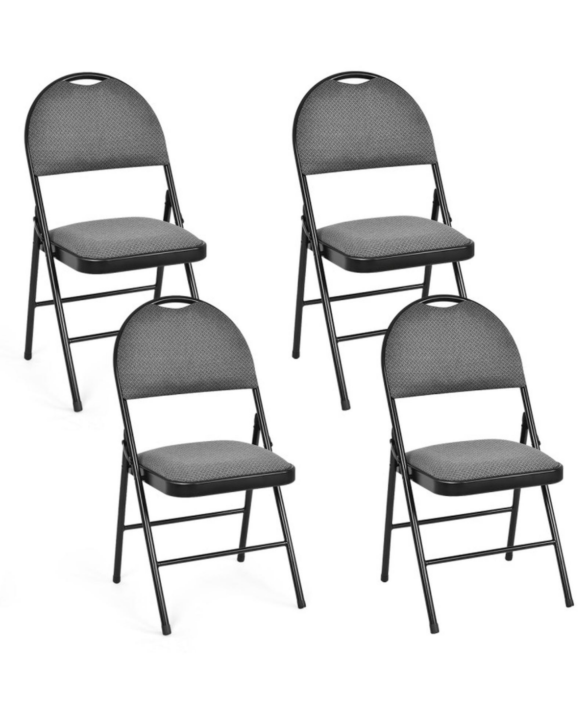 Click here for Gouun 4-Piece Padded Folding Chairs Fabric Backres... prices