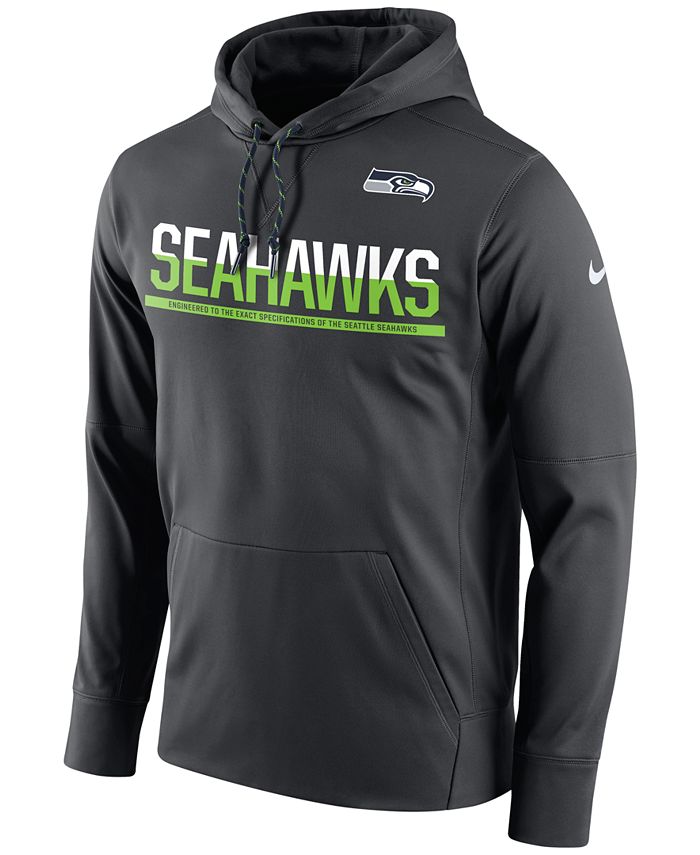 Nike Men's Seattle Seahawks Circuit Pullover Hoodie - Macy's