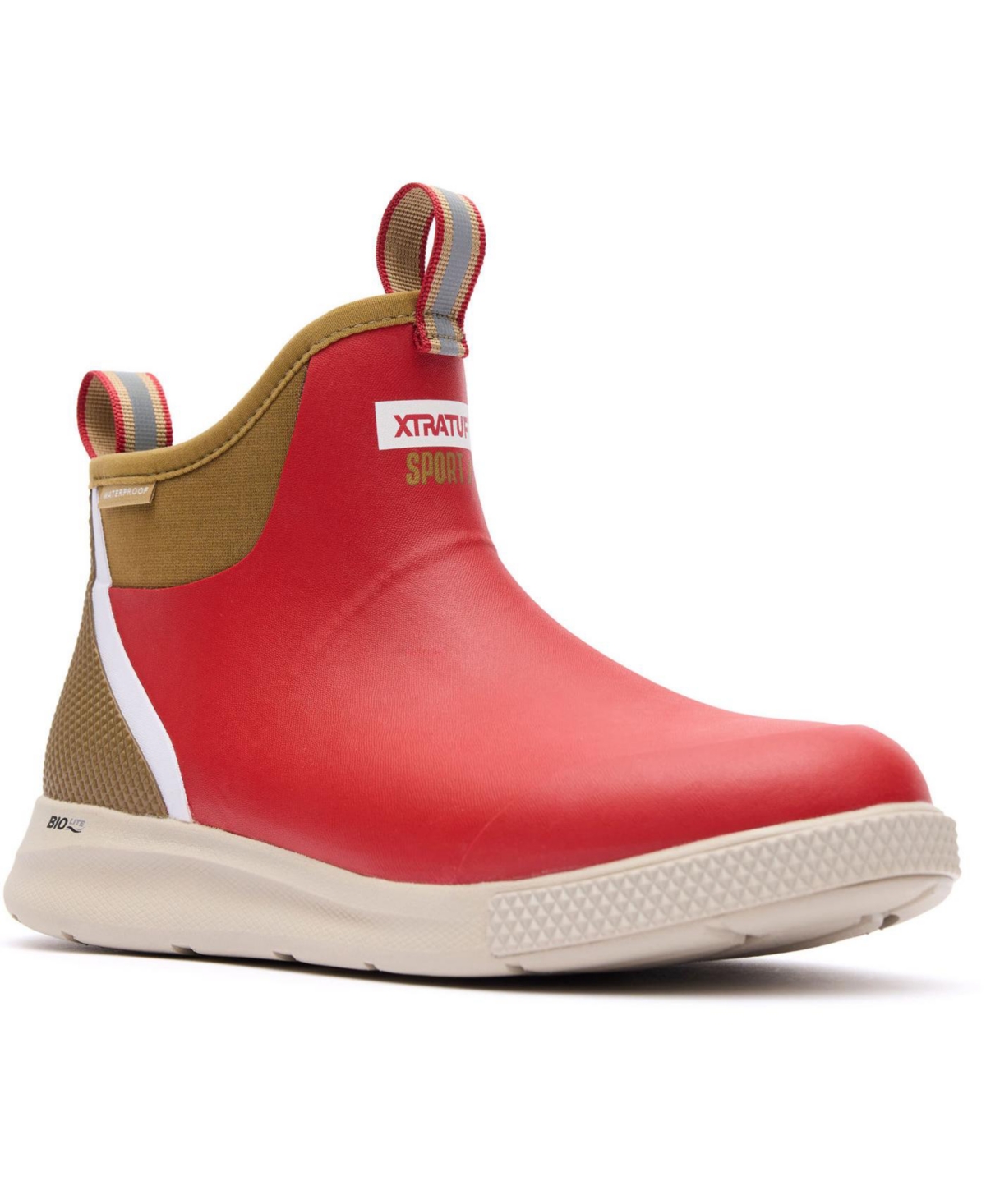 Click here for Xtratuf Mens Tailgate Ankle Deck Boot Sport - Red prices