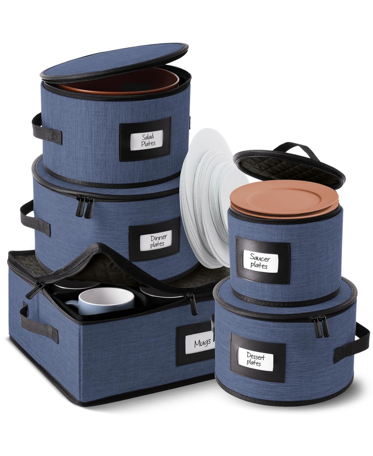 Click here for StorageBud Fine China Storage Containers  5-Piece... prices