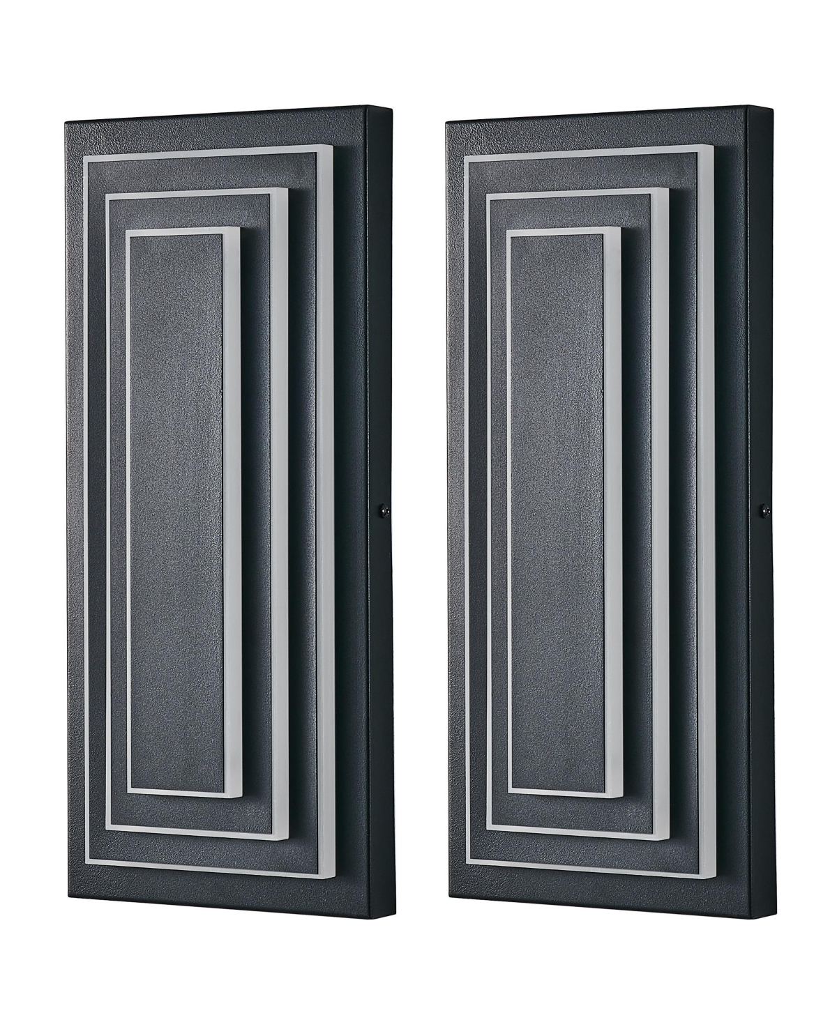 Click here for Midola 3-Tier 15.7 in Outdoor Light Fixture Black... prices