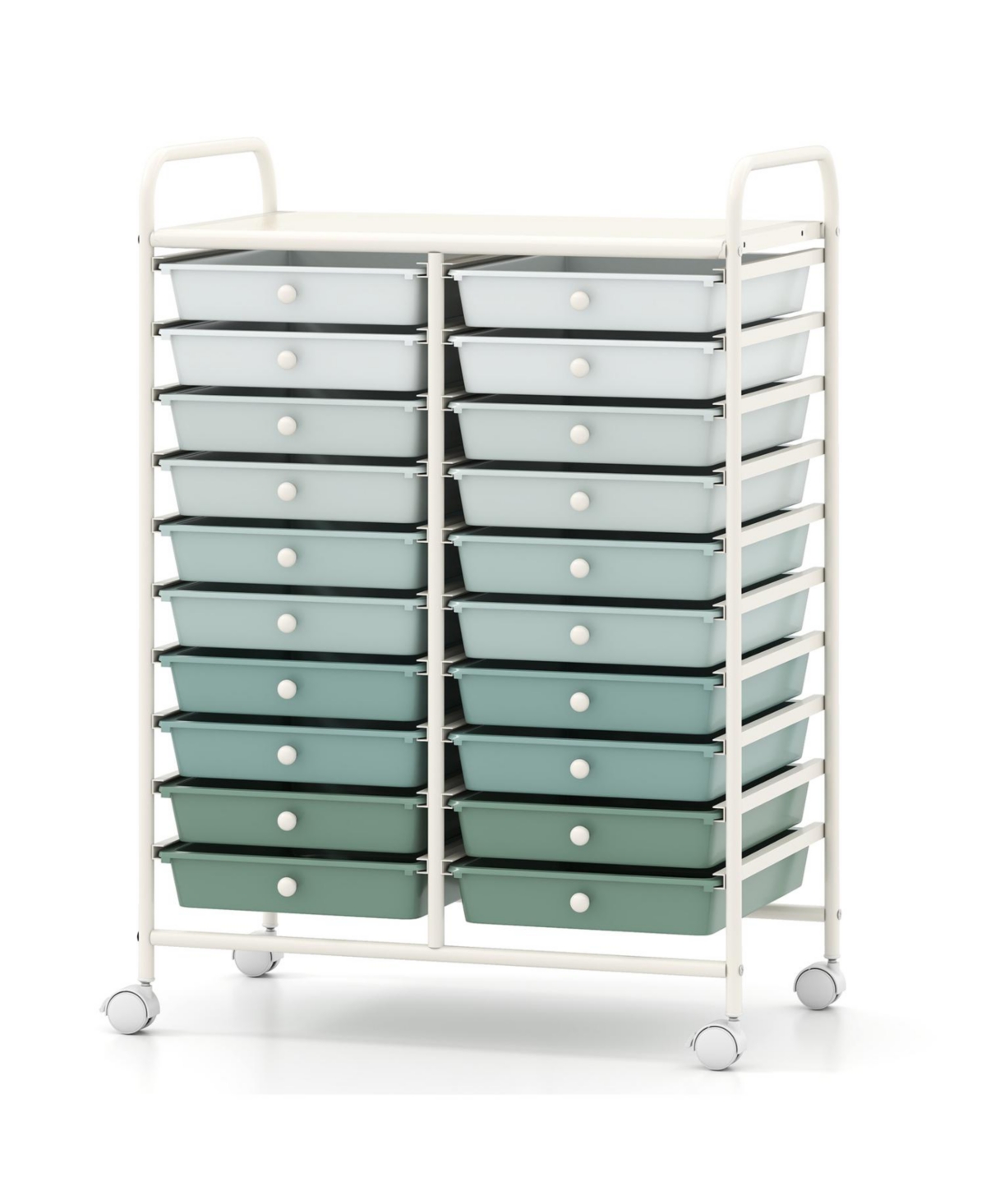 Click here for Slickblue 20-Drawer Utility Rolling Cart Organizer... prices