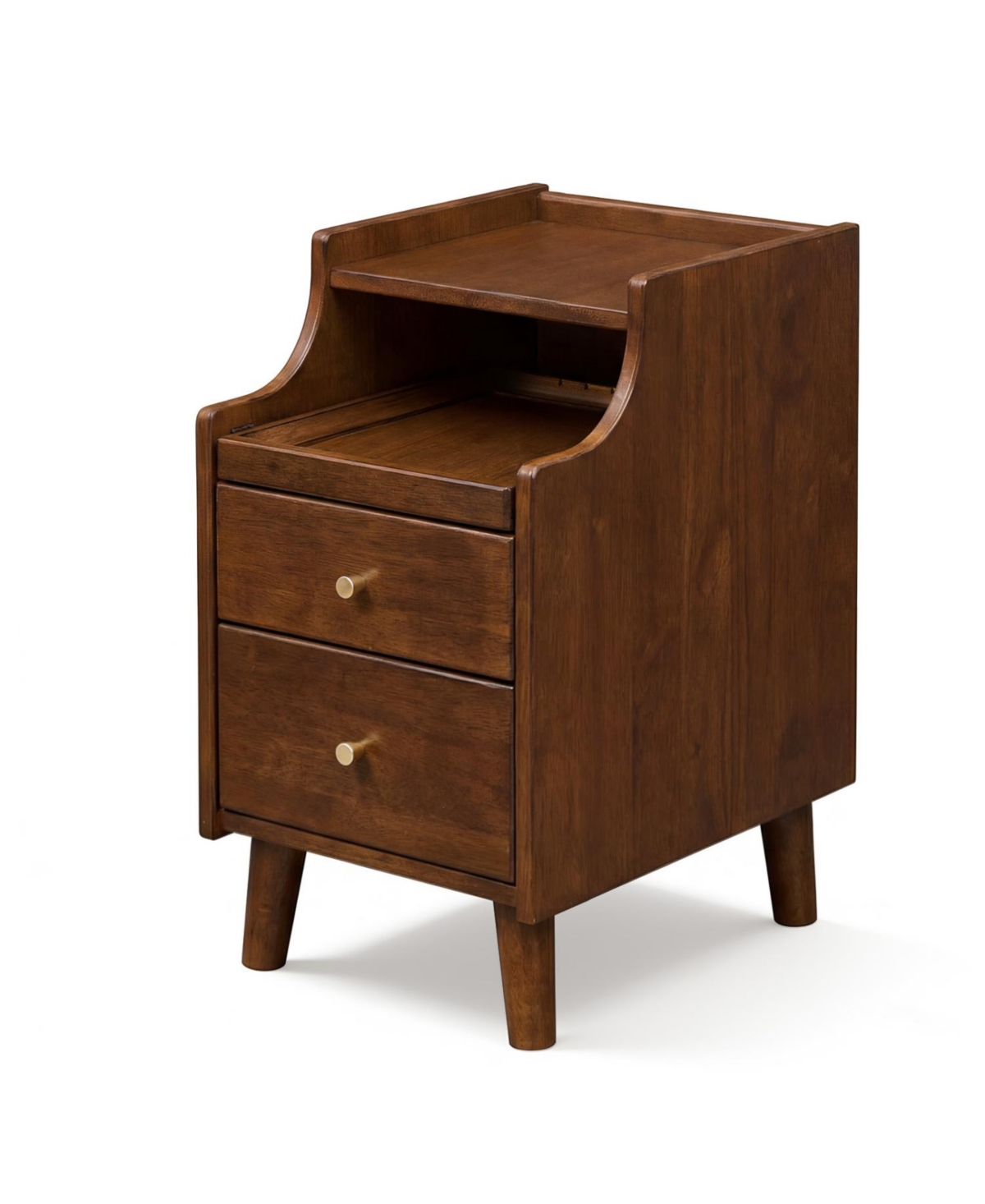 Click here for Slickblue Wood Nightstand with Drawers and Solid W... prices