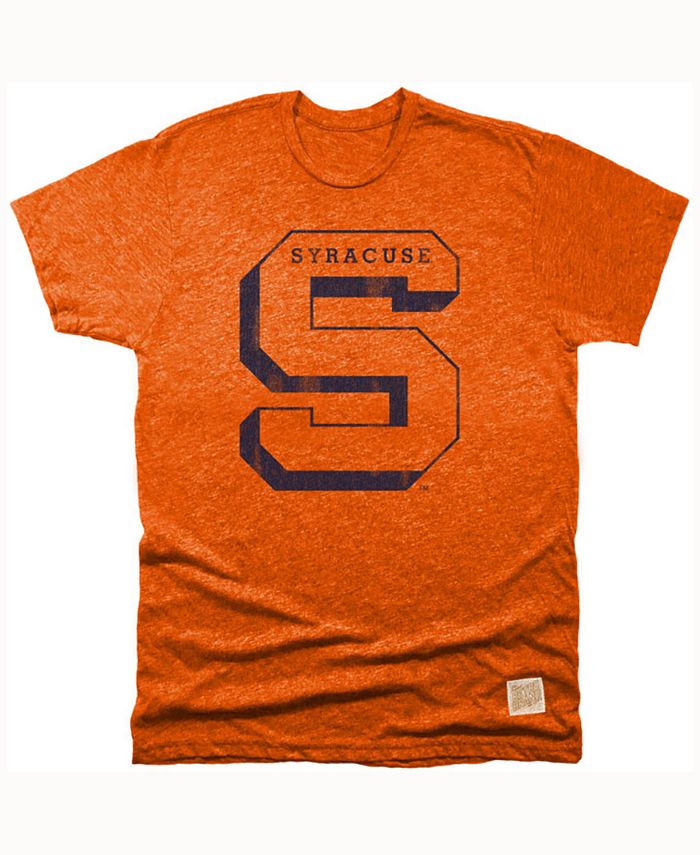 Retro Brand Men's Syracuse Orange Mock Twist Team Logo T-Shirt - Macy's