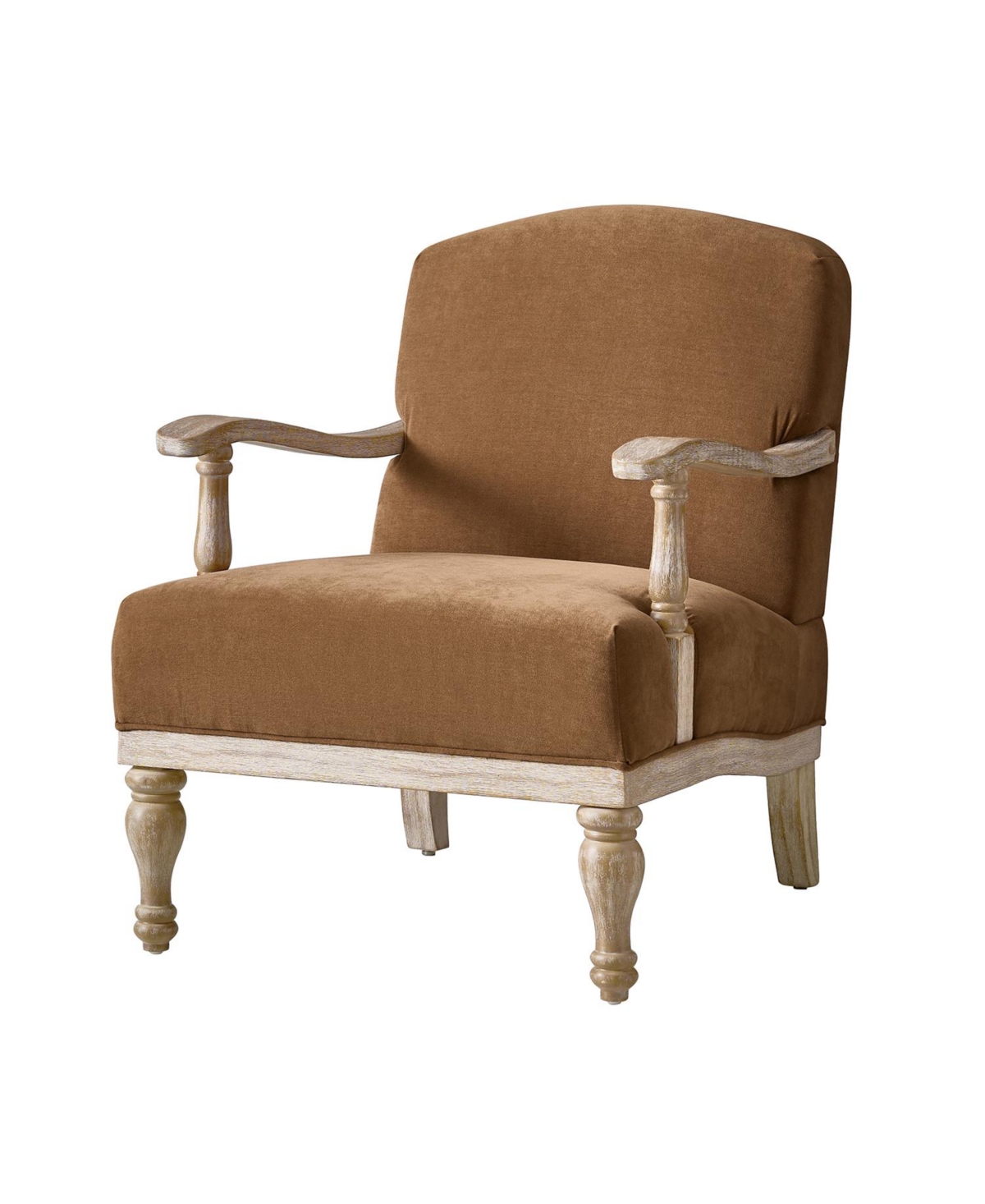 Click here for Hulala Home Rift Farmhouse Accent Chair With Solid... prices