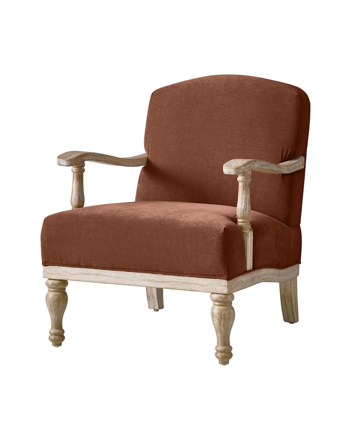 Click here for Hulala Home Rift Farmhouse Accent Chair With Solid... prices