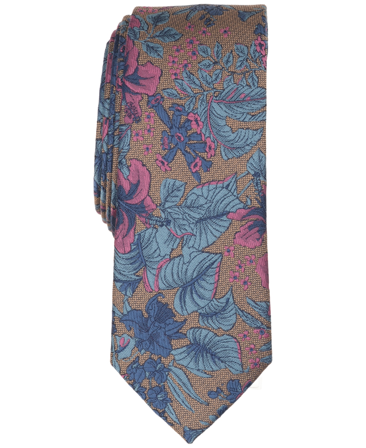 Click here for Bar Iii Mens Easton Floral Pattern Tie - Taupe prices