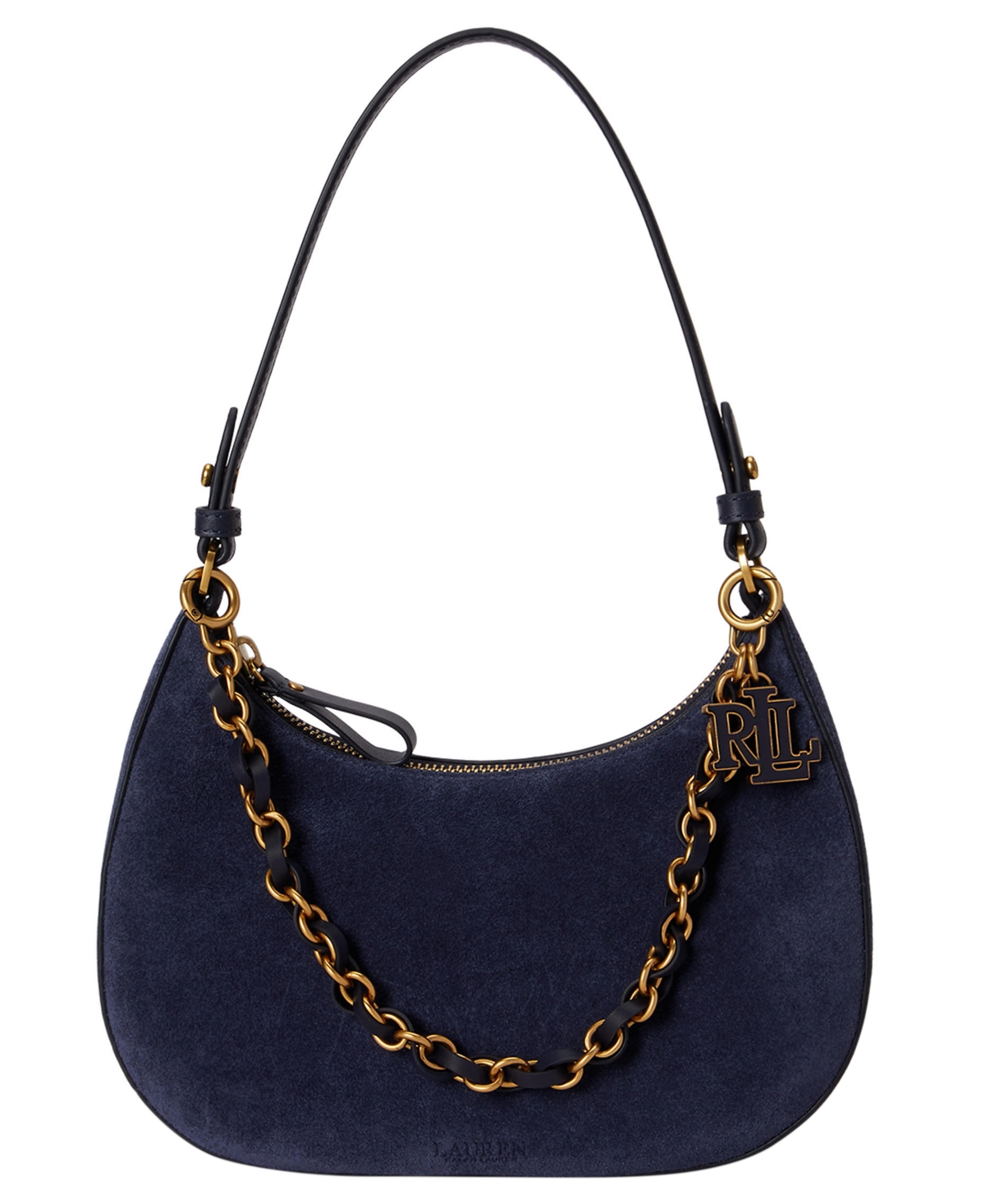 Click here for Lauren Ralph Lauren Marcy Suede Zipper Mini Should... prices