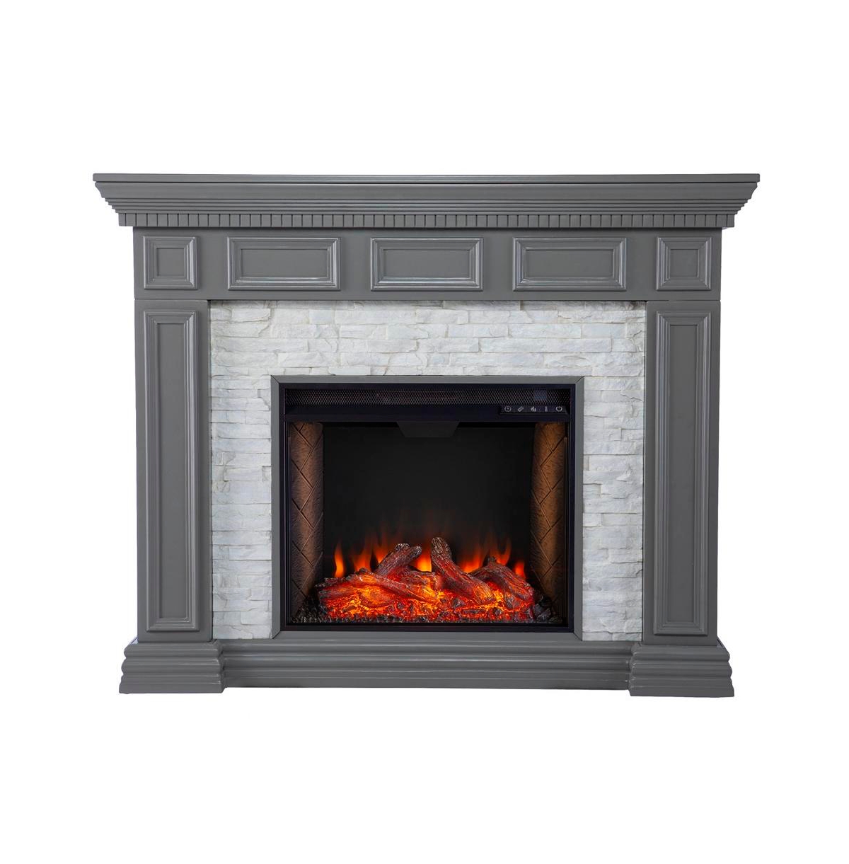 Click here for Augusta Home Dakesbury Electric Fireplace - Grey/r... prices