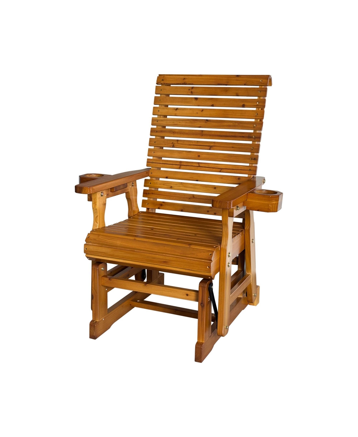 Click here for Mega Casa Solid Wood Outdoor Glider Chair  All-Wea... prices