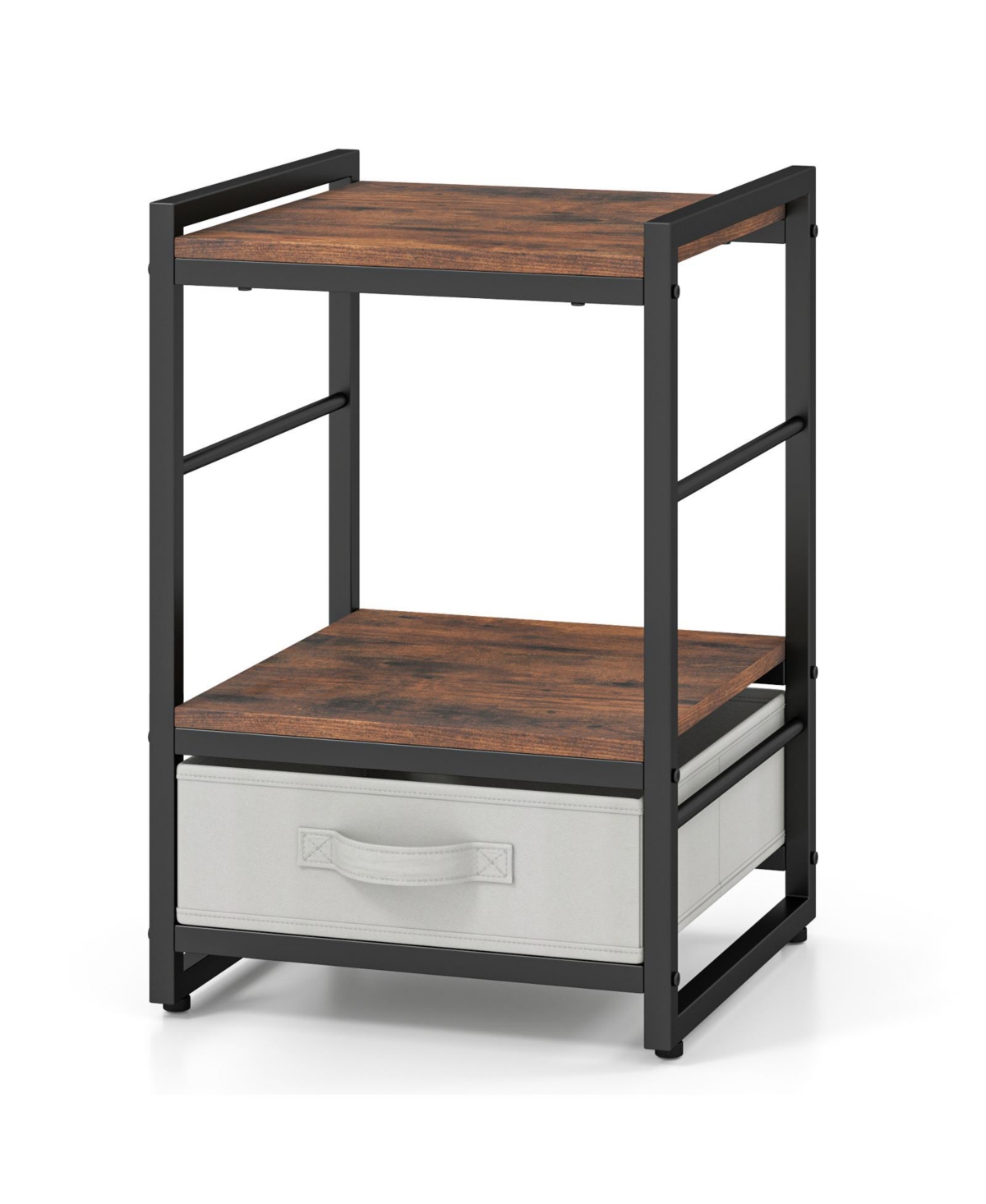Click here for Slickblue Nightstand with Open Storage Shelf and F... prices