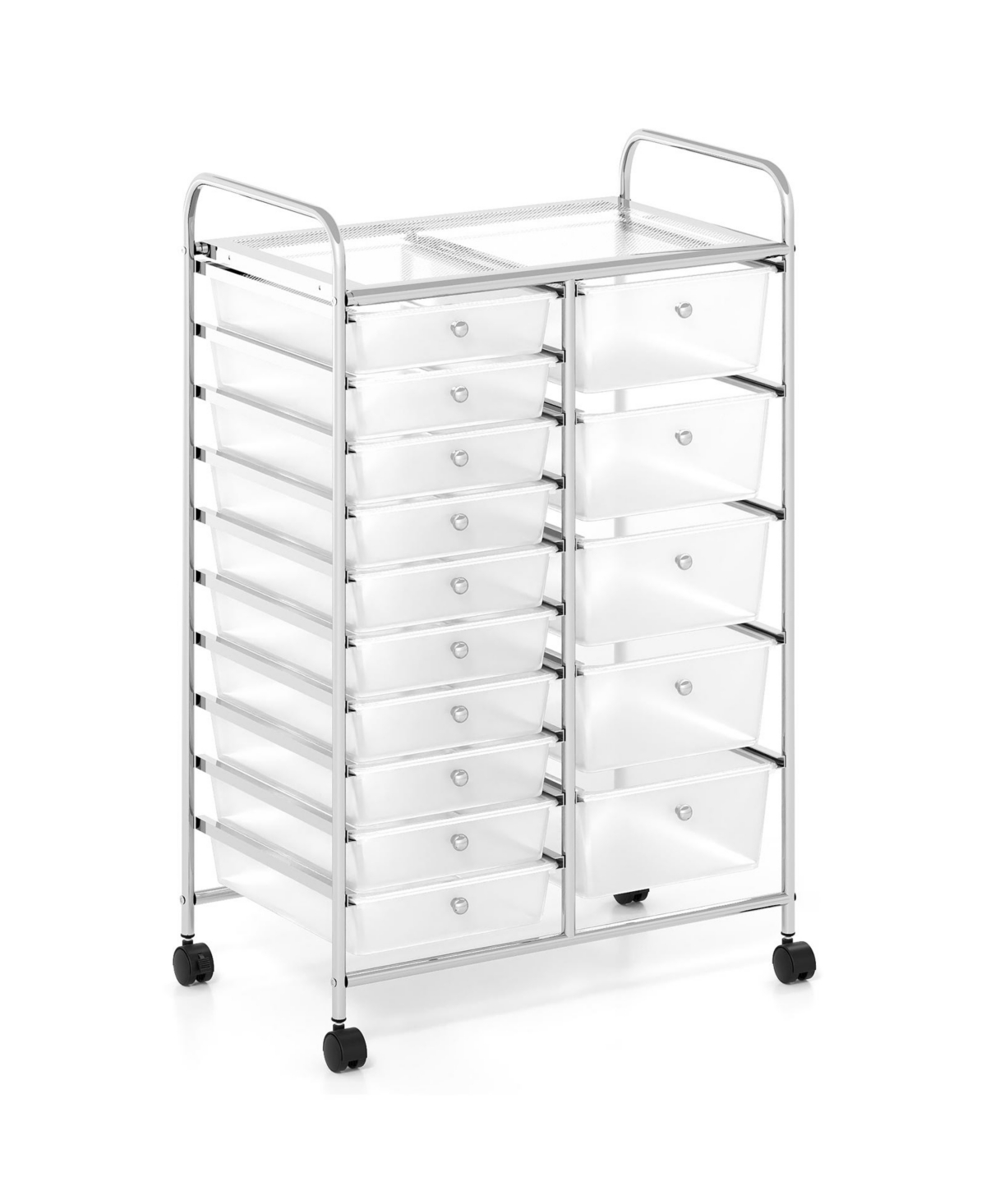 Click here for Slickblue 15-Drawer Rolling Organizer Cart with Me... prices