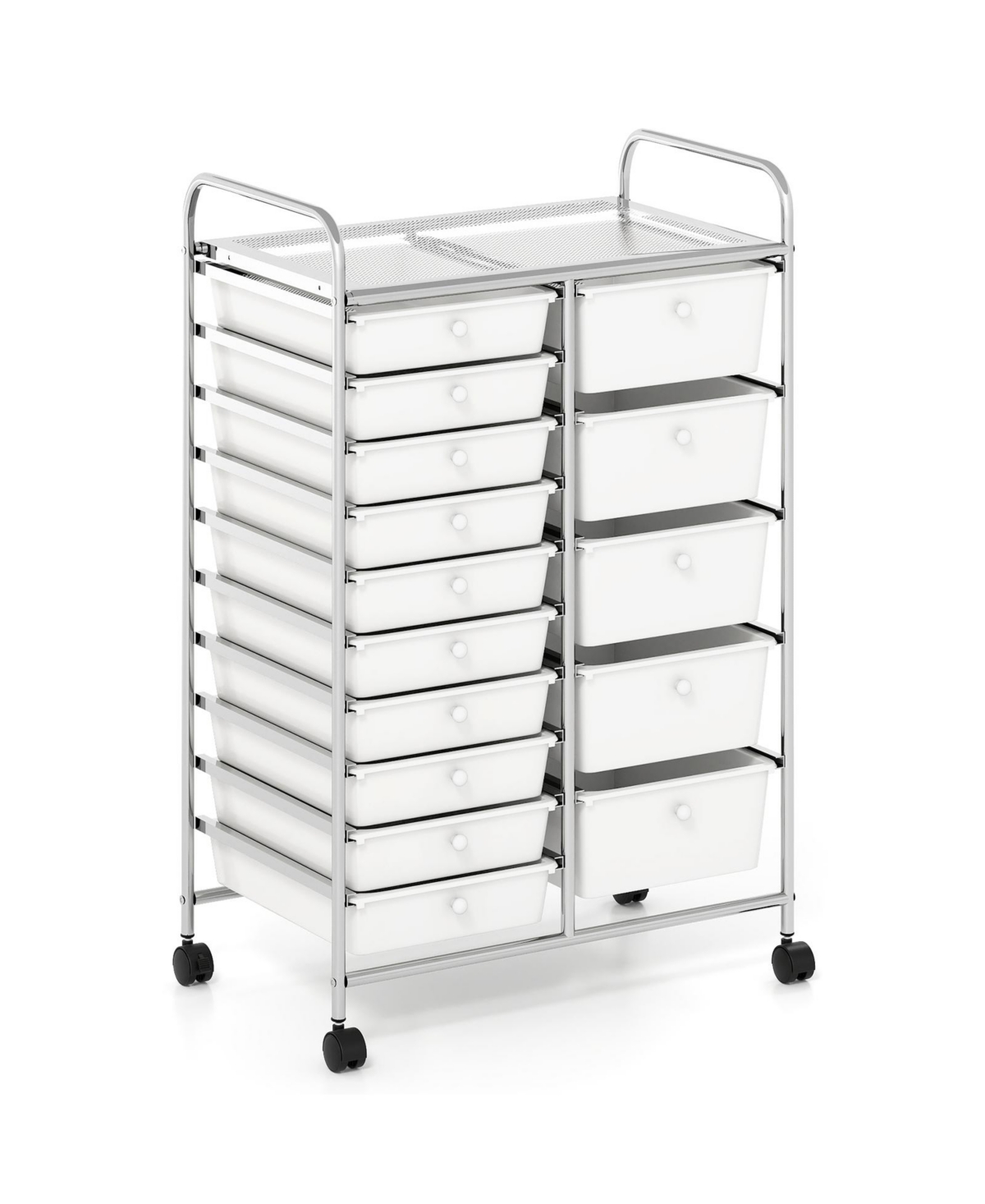Click here for Slickblue 15-Drawer Rolling Organizer Cart with Me... prices