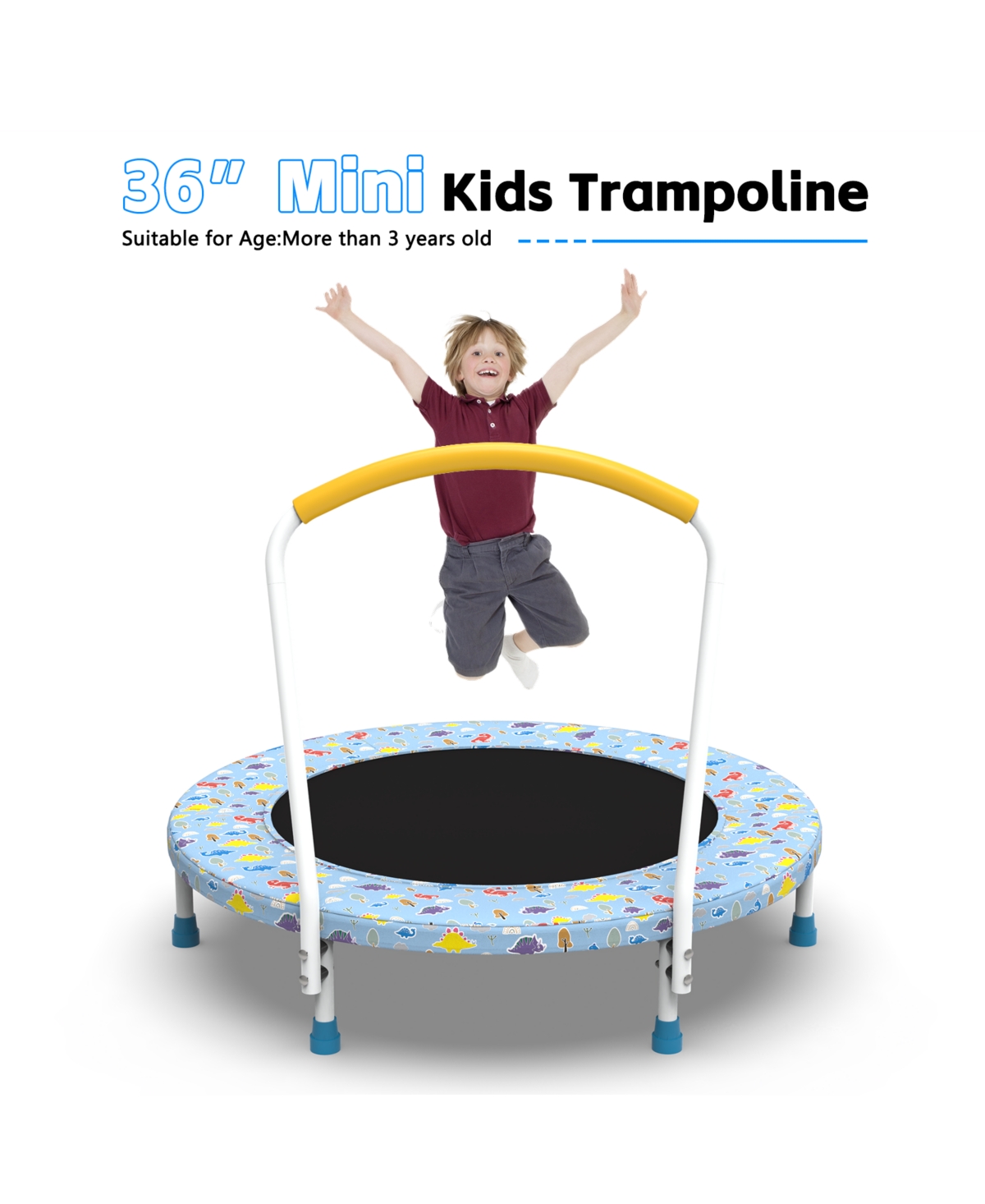 Click here for Zeny Mini Trampoline for Kids Indoor Outdoor Tramp... prices