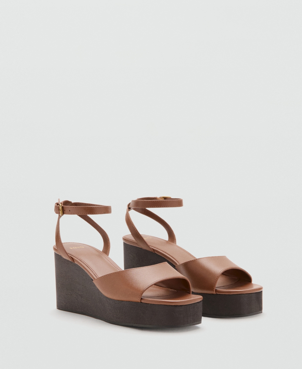 Click here for Mango Womens Leather Wedge-Heel Sandals - Leather prices