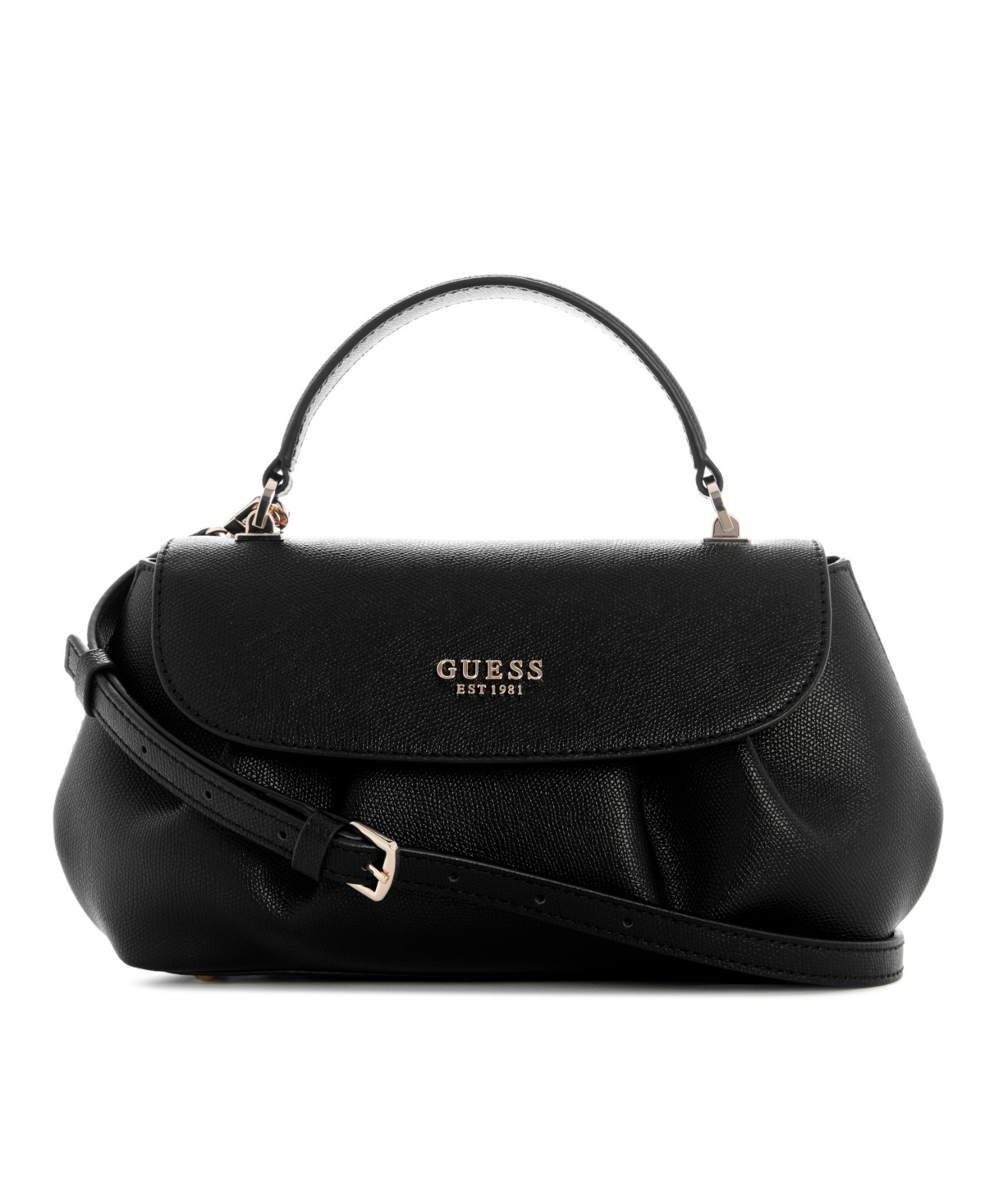 Click here for Guess Amorette Top Handle Medium Flap Satchel Hand... prices