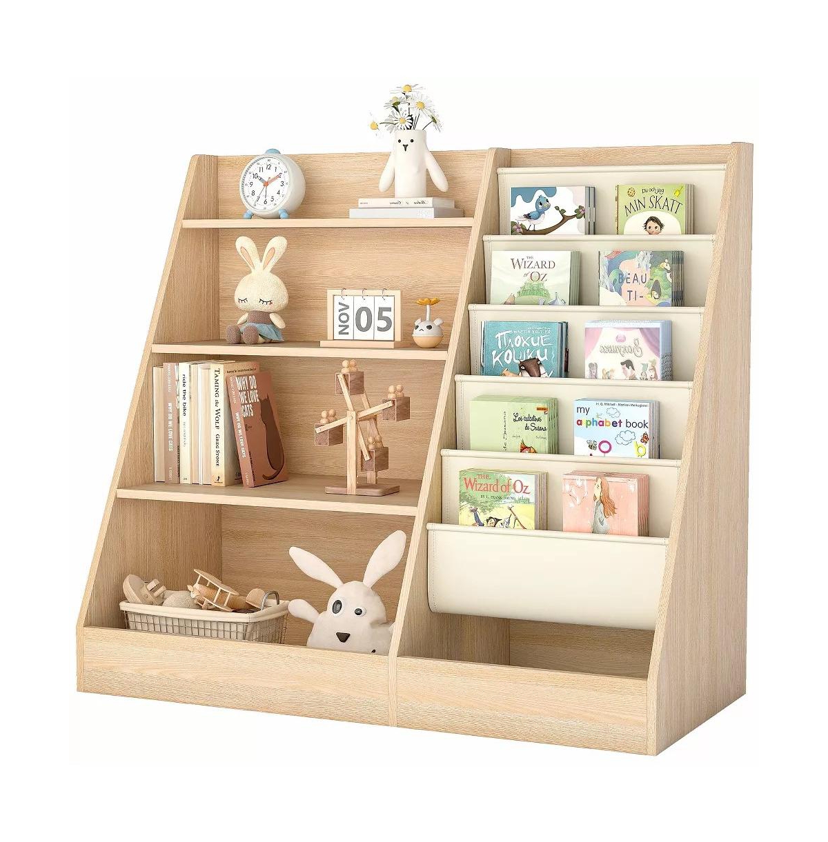 Click here for Gouun 4-Tier Kids Bookshelf and Toy Storage Organi... prices