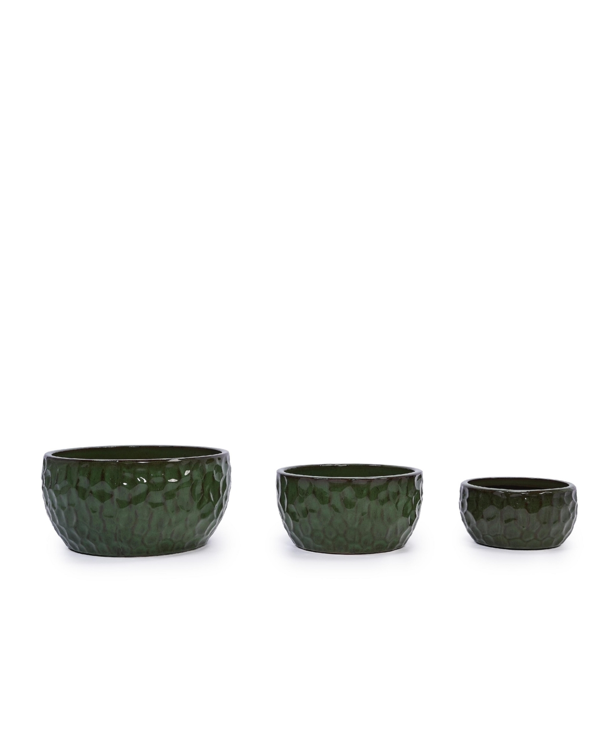 Click here for Clihome Handmade Ceramic Planter Set of 3  Cobalt... prices