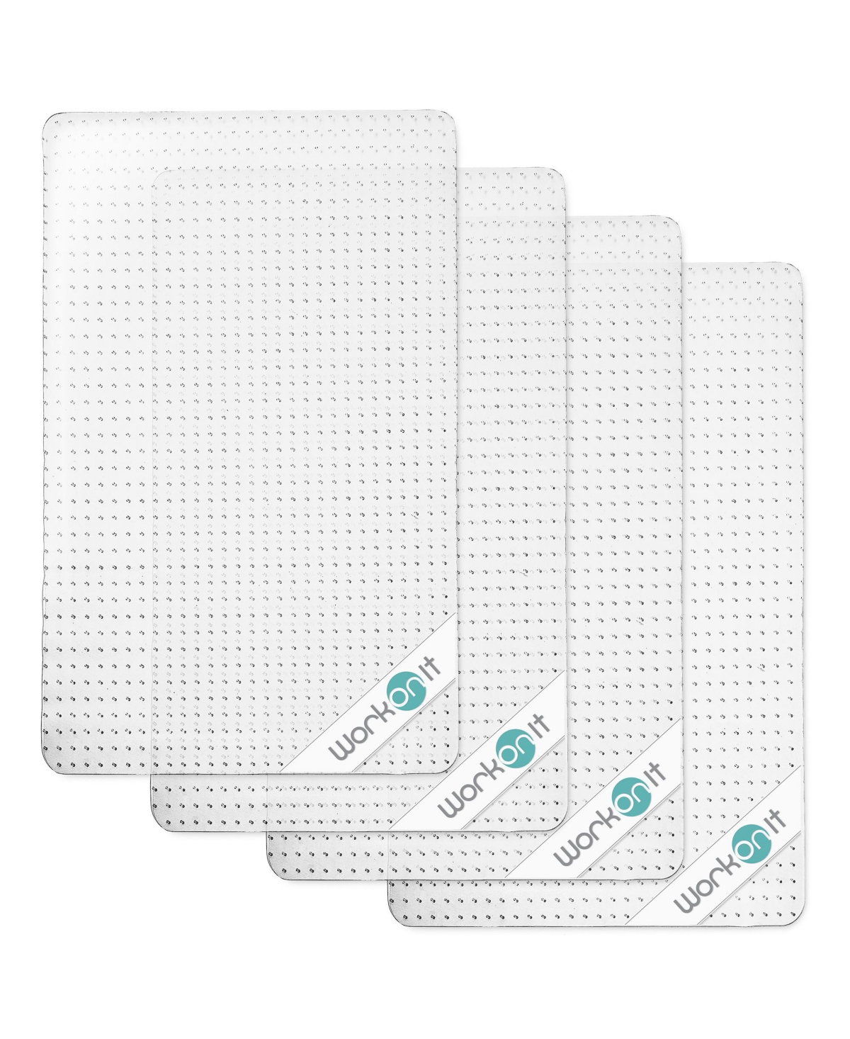 Click here for Workonit Office Chair Mat for Low Pile Carpet (4 P... prices