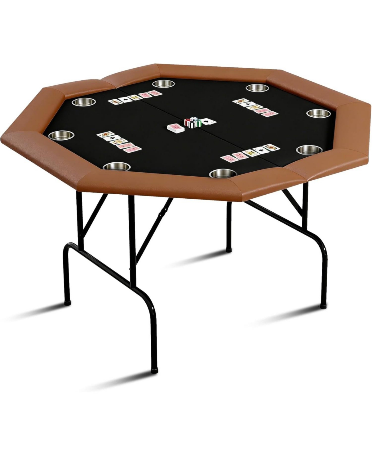 Click here for gaomon Octagon Poker Table with 8 Cup Holders  Cas... prices