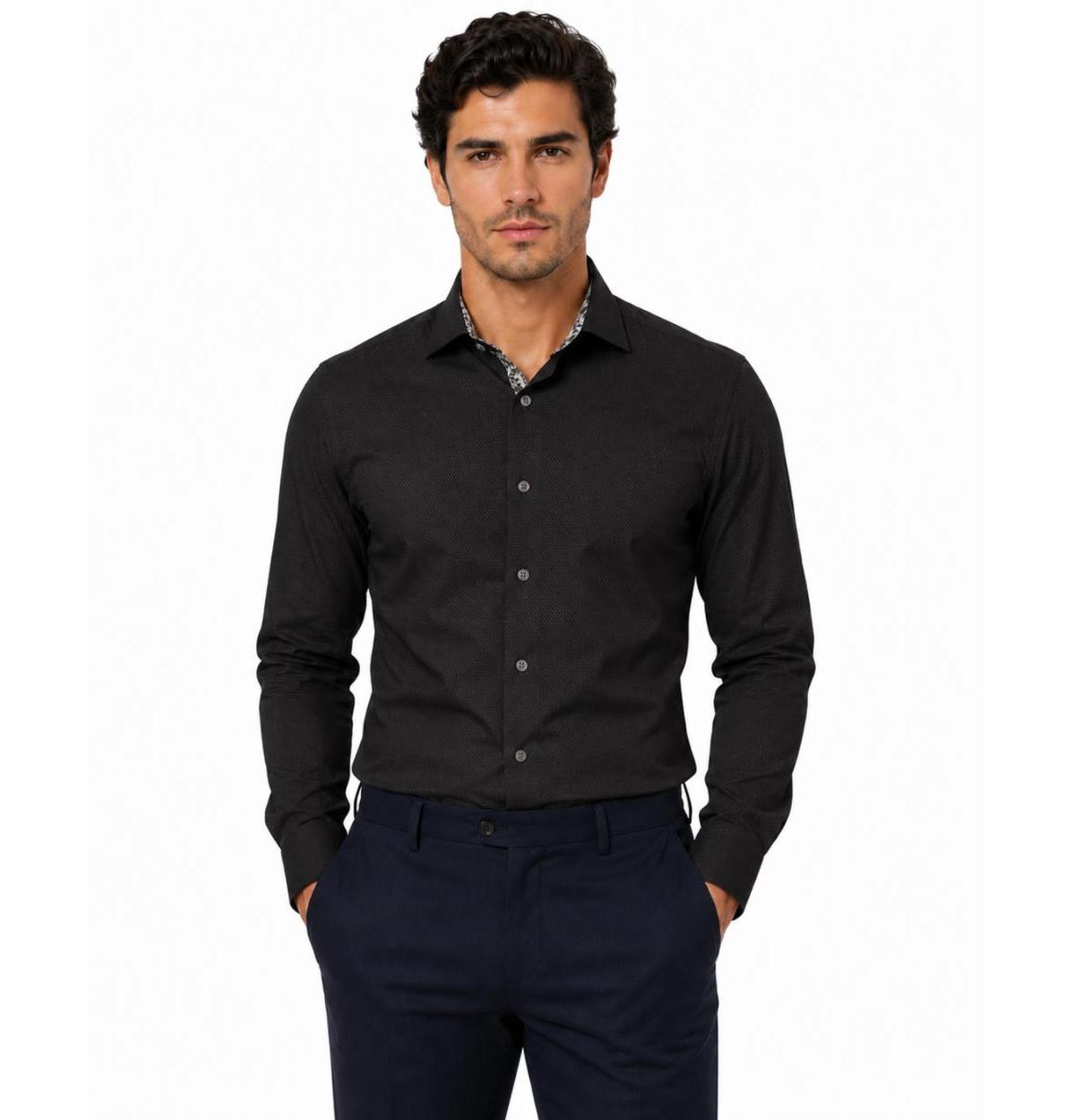 Click here for Elie Balleh Mens Slim Fit Trendy Button-Down Shirt... prices
