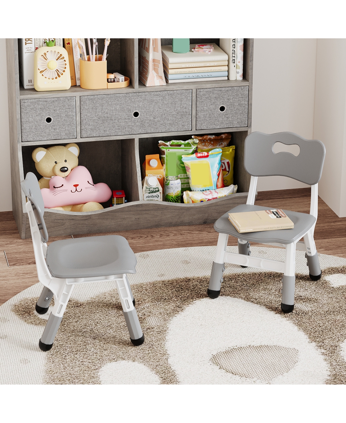 Click here for homfan 3-Level Height Adjustable Toddler Chair  Pl... prices
