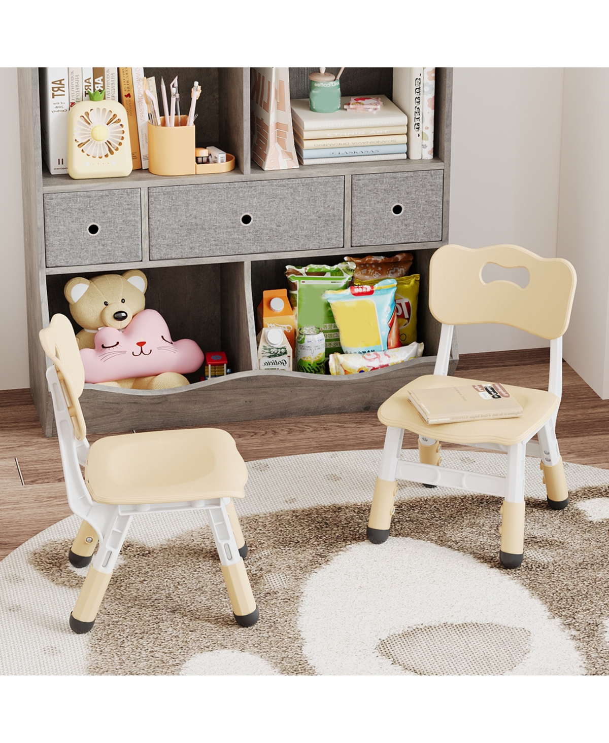 Click here for homfan 3-Level Height Adjustable Toddler Chair  Pl... prices