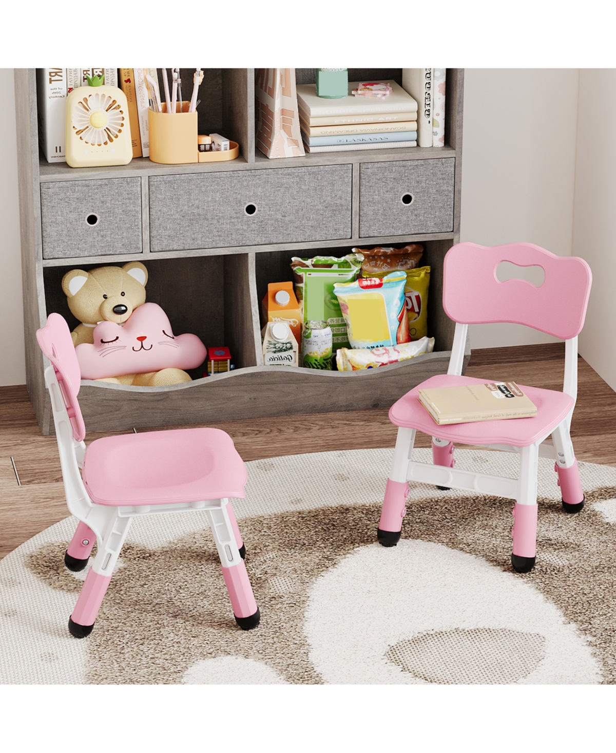 Click here for homfan 3-Level Height Adjustable Toddler Chair  Pl... prices