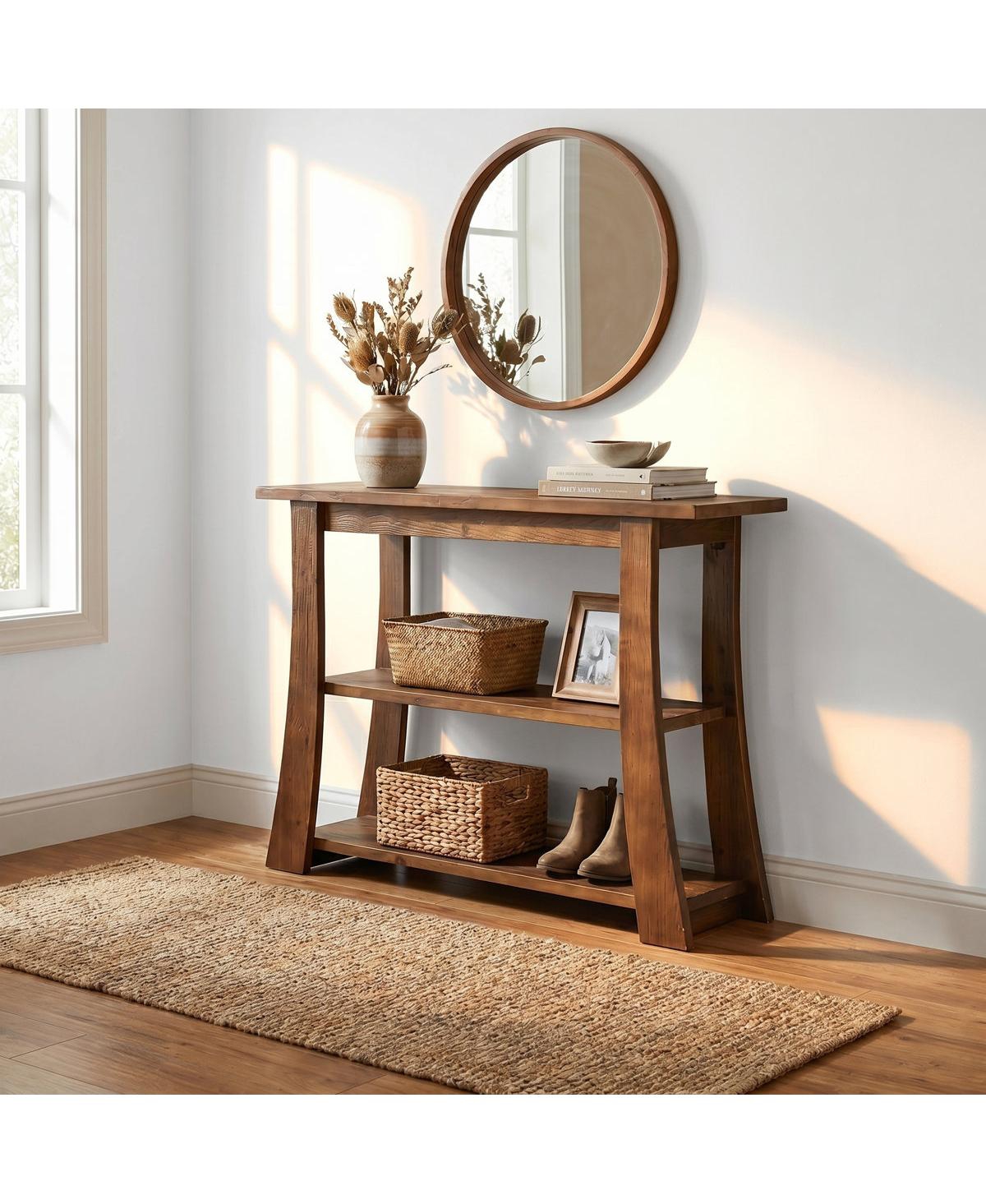 Click here for Tribesigns Solid Wood Console Table with Storage S... prices