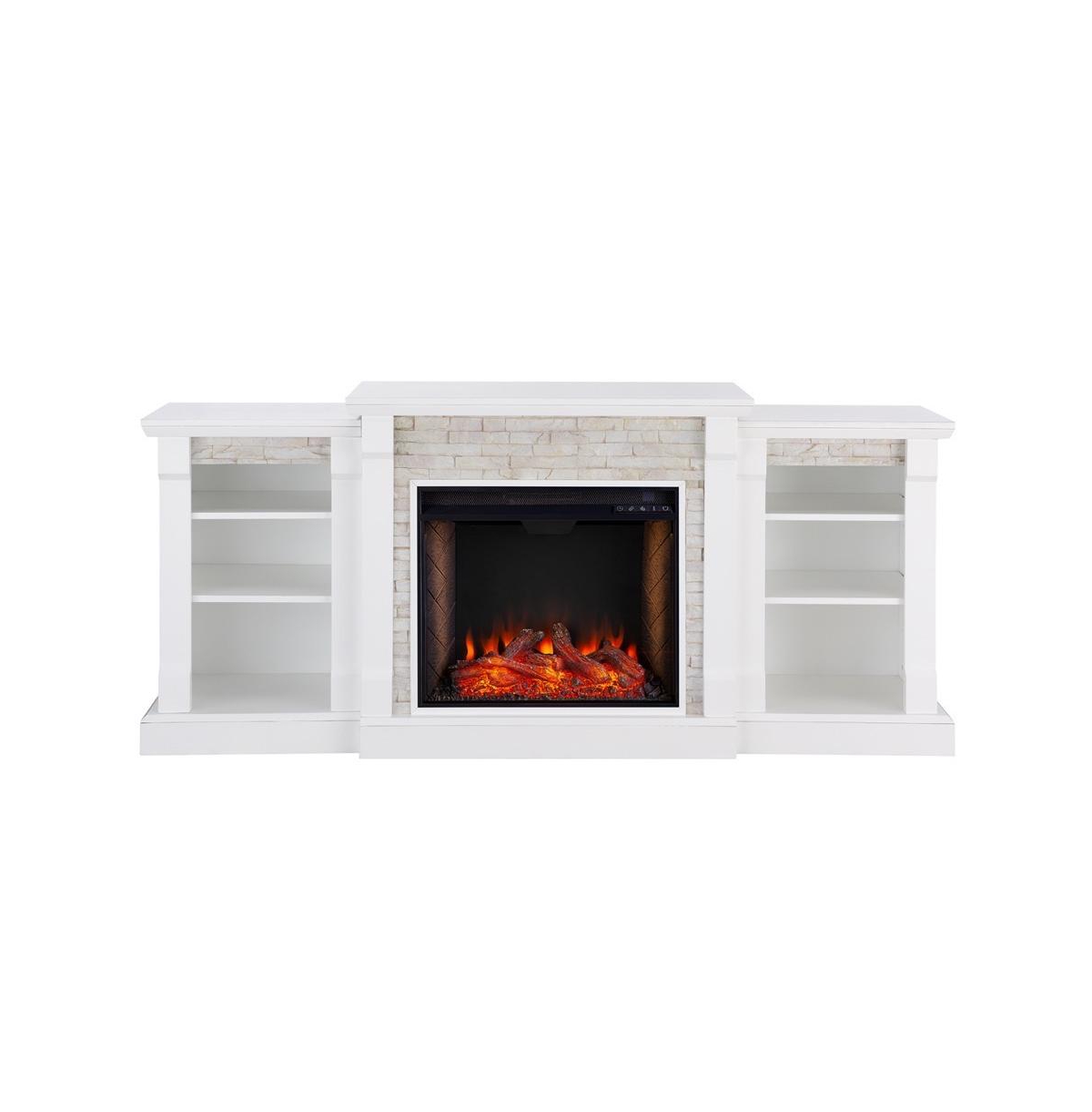 Click here for Augusta Home Gallatin Criss-Cross Electric Firepla... prices