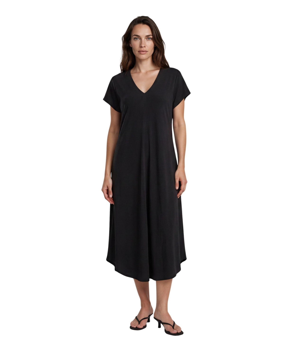 Click here for Masai Copenhagen Womens Manebili V-Neck Draped Mid... prices