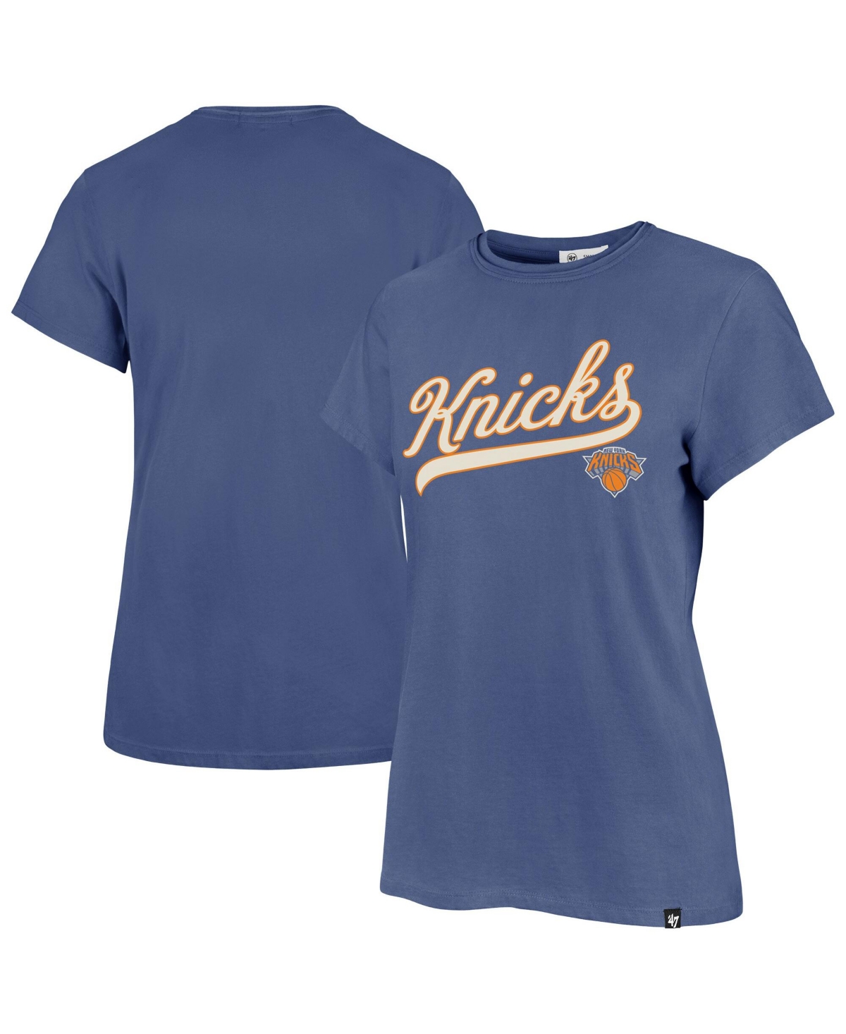 Click here for 47 Brand Womens Blue New York Knicks Tail Sweep Fr... prices